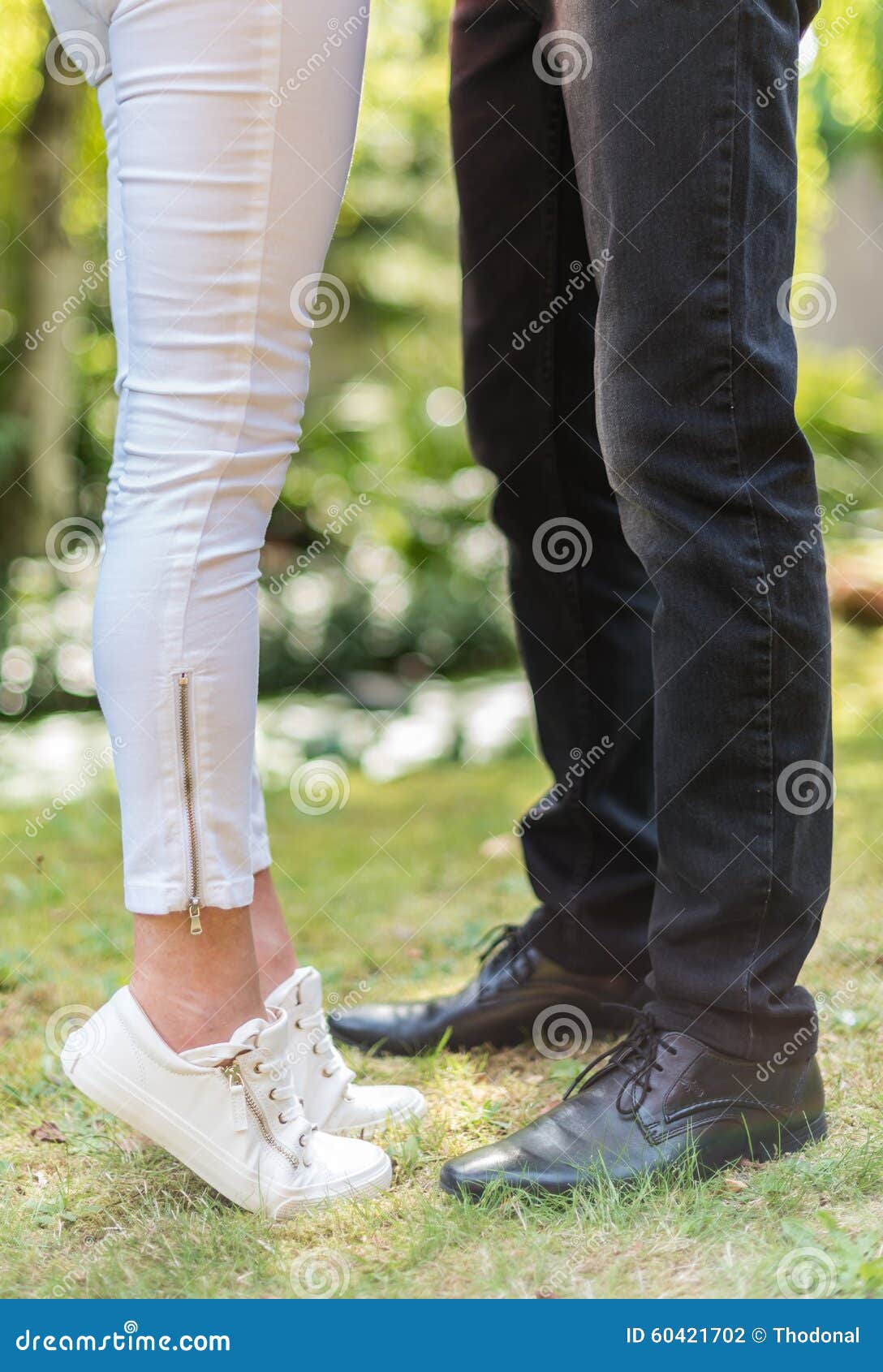 Legs of a couple hugging stock photo. Image of relationship - 60421702