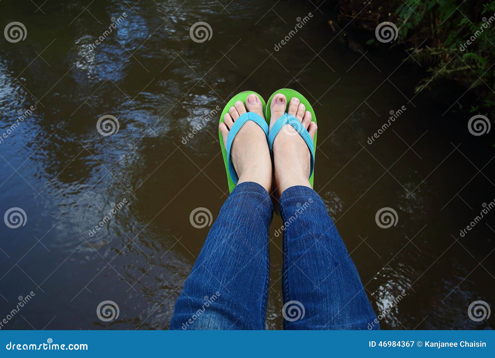 Legs dangling stock image. Image of foot, swag, person - 46984367