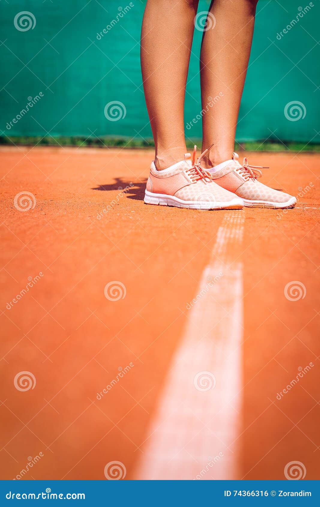 Legs of Female Tennis Player. Stock Photo - Image of dross, outdoor ...