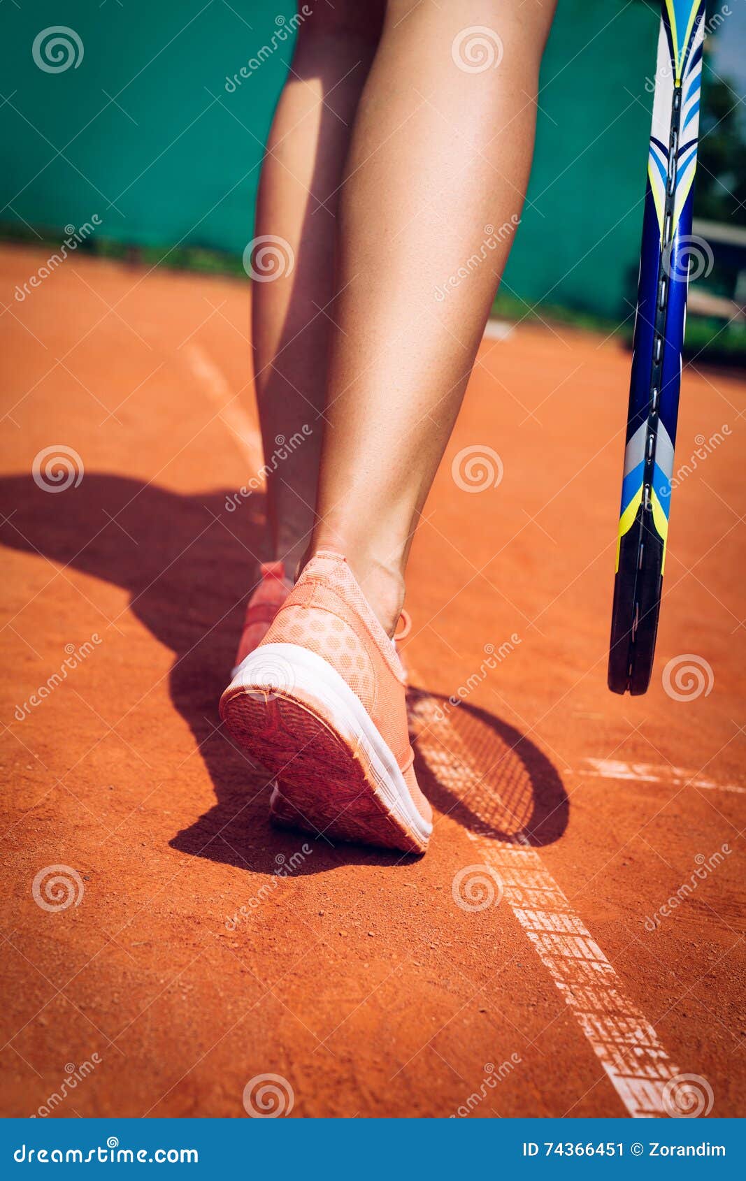 Legs of Female Tennis Player. Stock Image - Image of serve, competitive ...