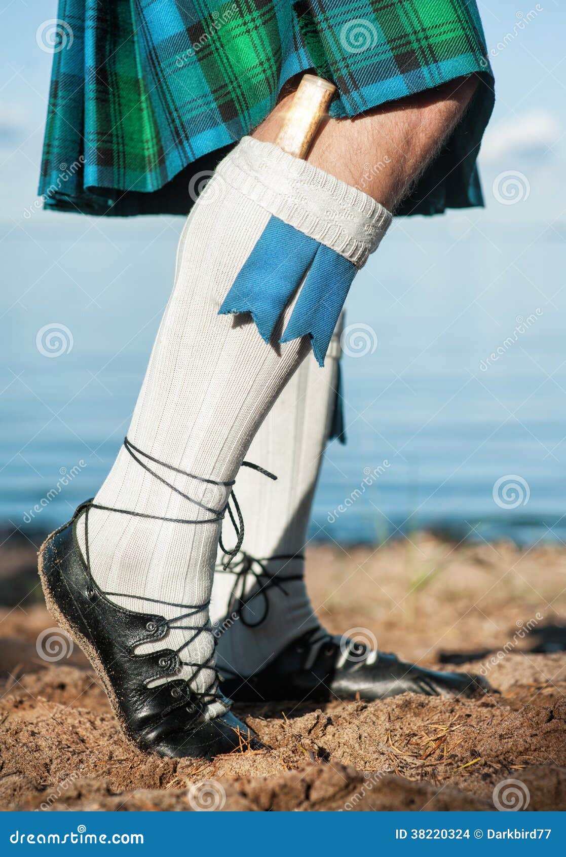 Legs of Man in Scottish Kilt Stock Photo - Image of proud, black: 38220324