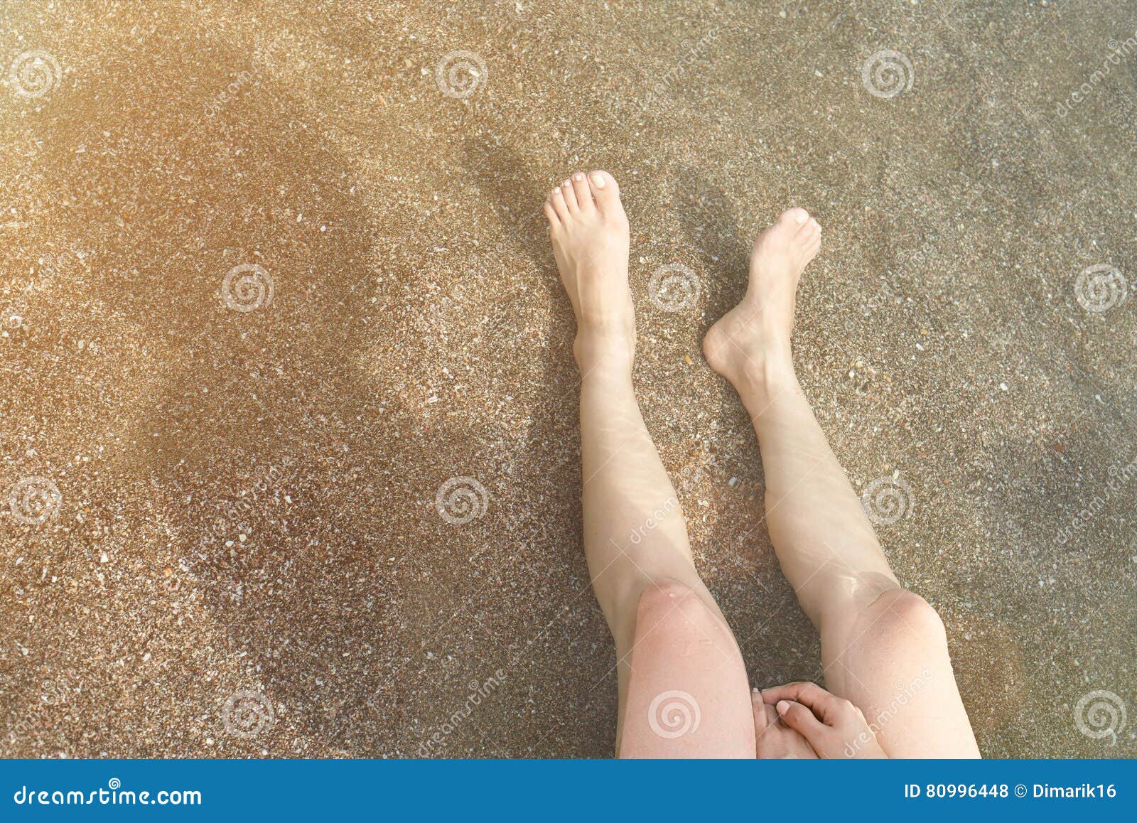 Legs in ocean water stock photo. Image of skincare, background - 80996448