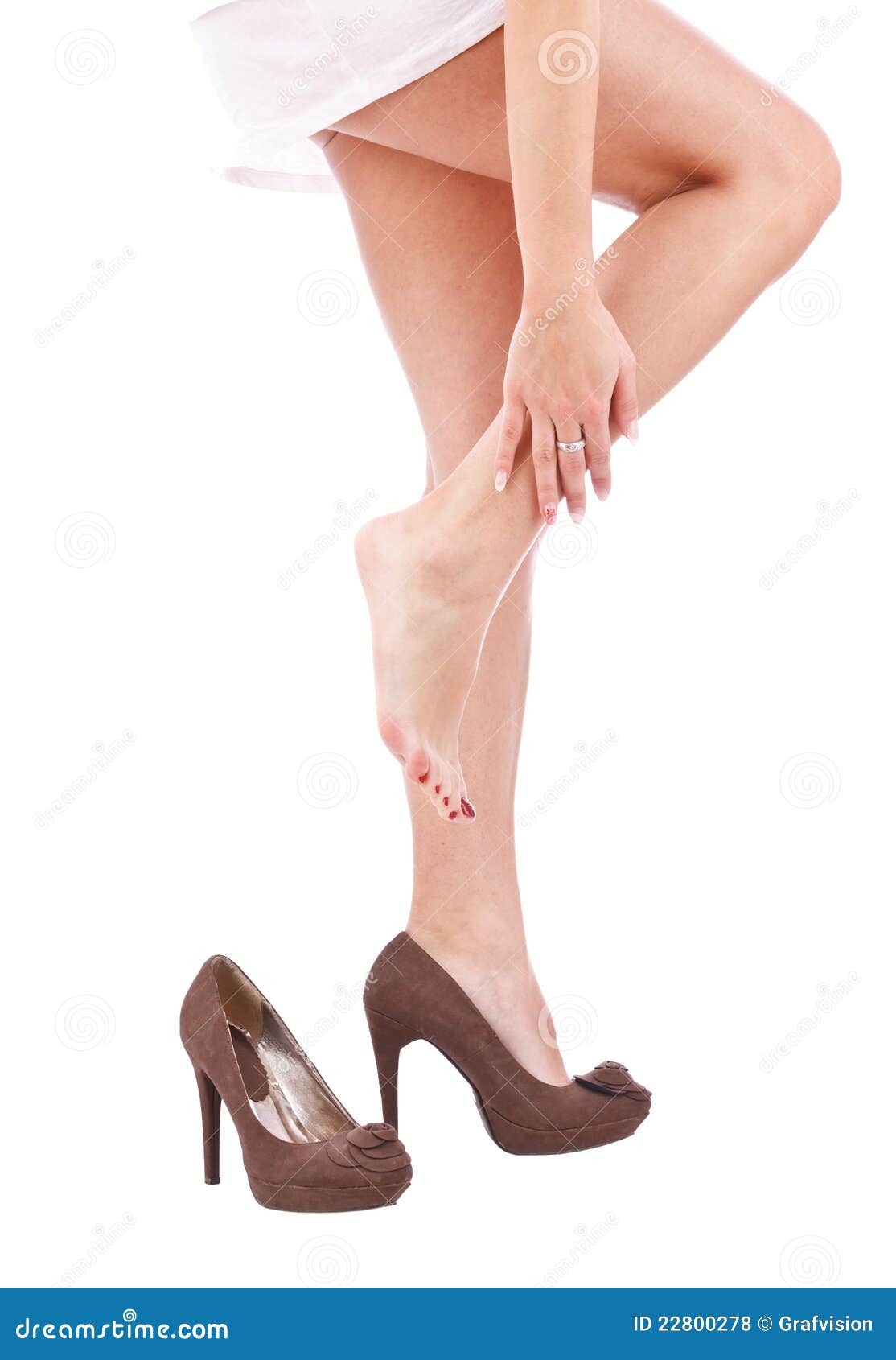 Legs pain stock photo. Image of natural, overwhite, skincare - 22800278