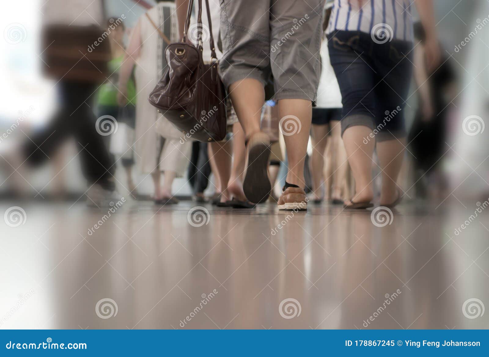 Legs of People in Blurred Motion, with Reflection in Floor Stock Image ... Legs of People in Blurred Motion, with Reflection in Floor Stock Image ...