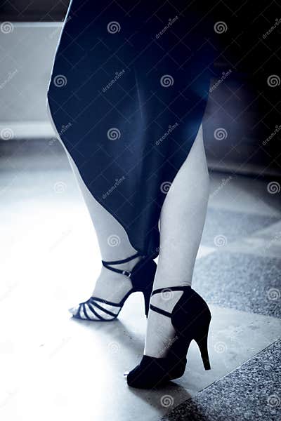 Legs Of Woman Tango Dancer In Pose Stock Image Image Of Activity