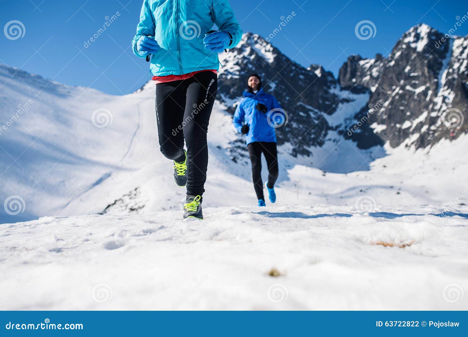 Legs of two runners stock photo. Image of athlete, jogging - 63722822