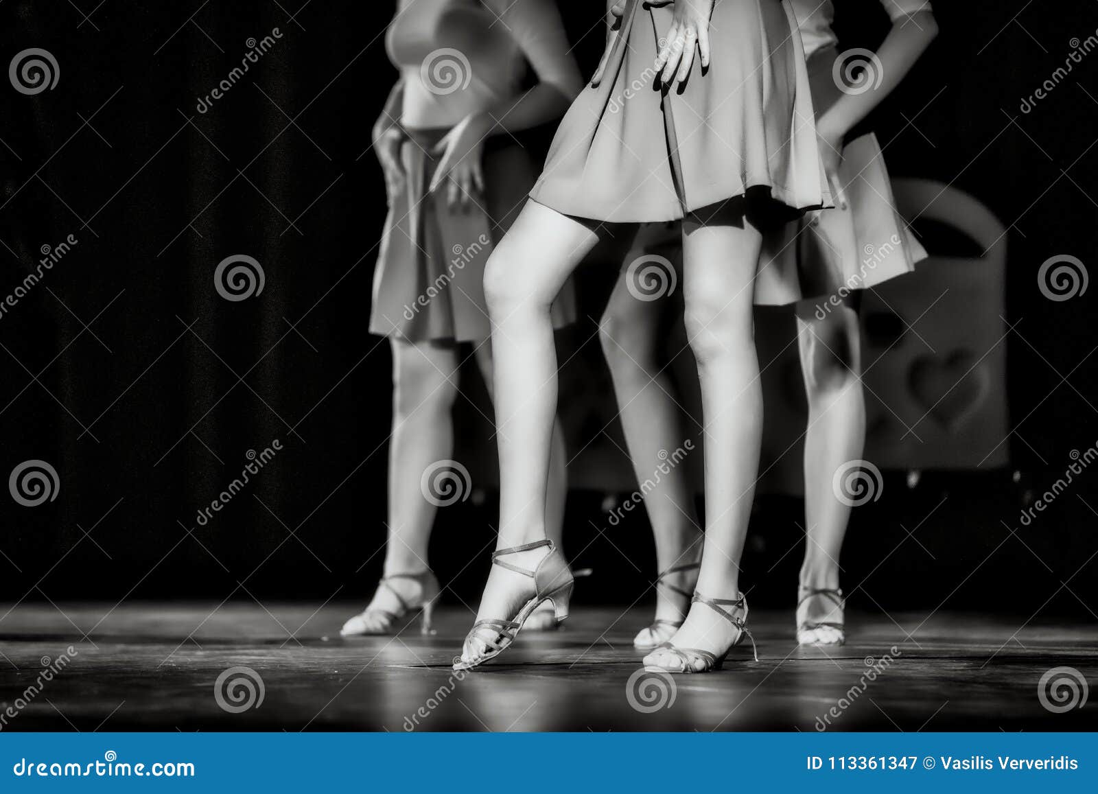 Legs of Young Dancers on the Dance Floor Stock Image - Image of ...