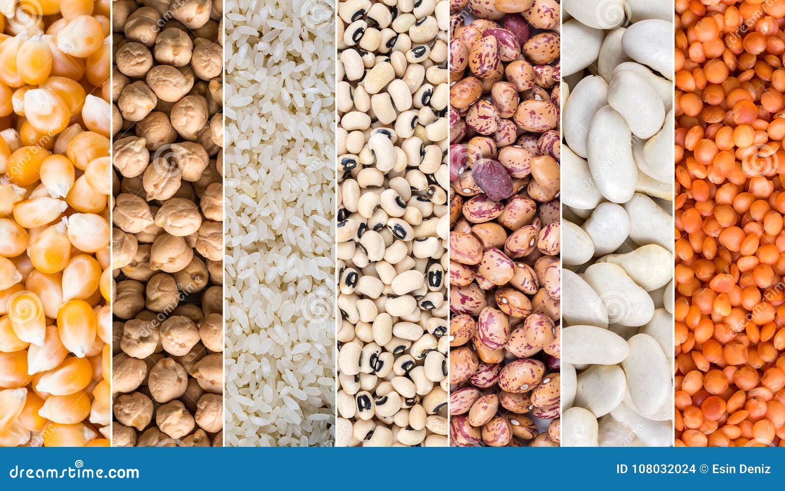 Legumes collage stock photo. Image of sack, peas, bean - 108032024