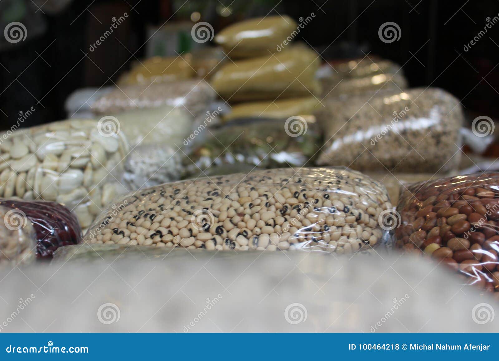 Different types of pulses stock photo. Image of market - 100464218