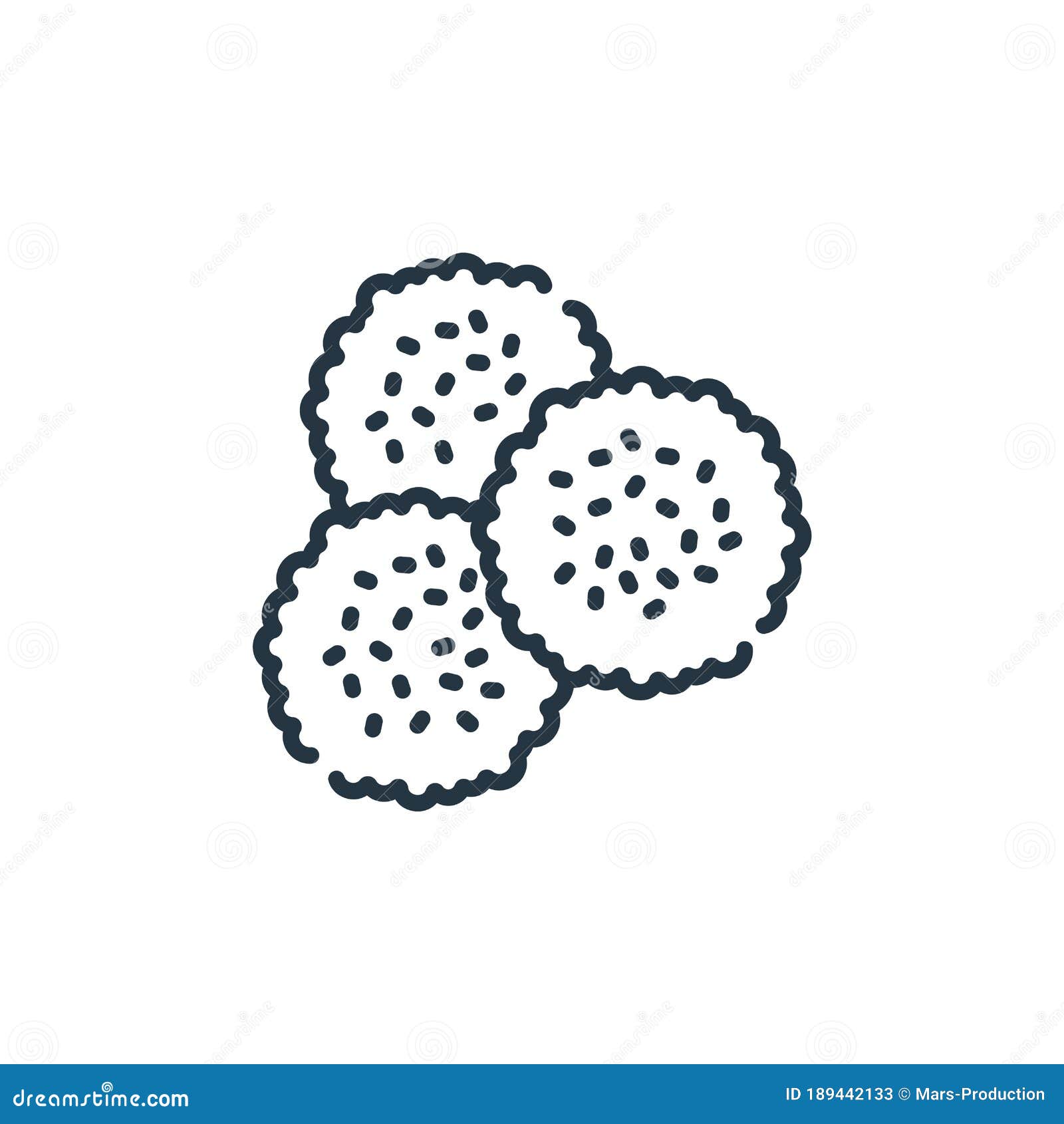 Legumes Vector Icon Isolated on White Background. Outline, Thin Line ...