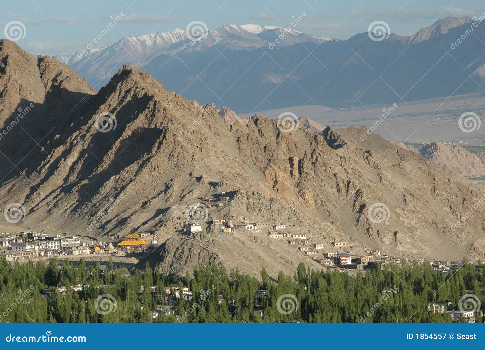 Leh stock image. Image of clouds, alpine, gompa, himalayas - 1854557