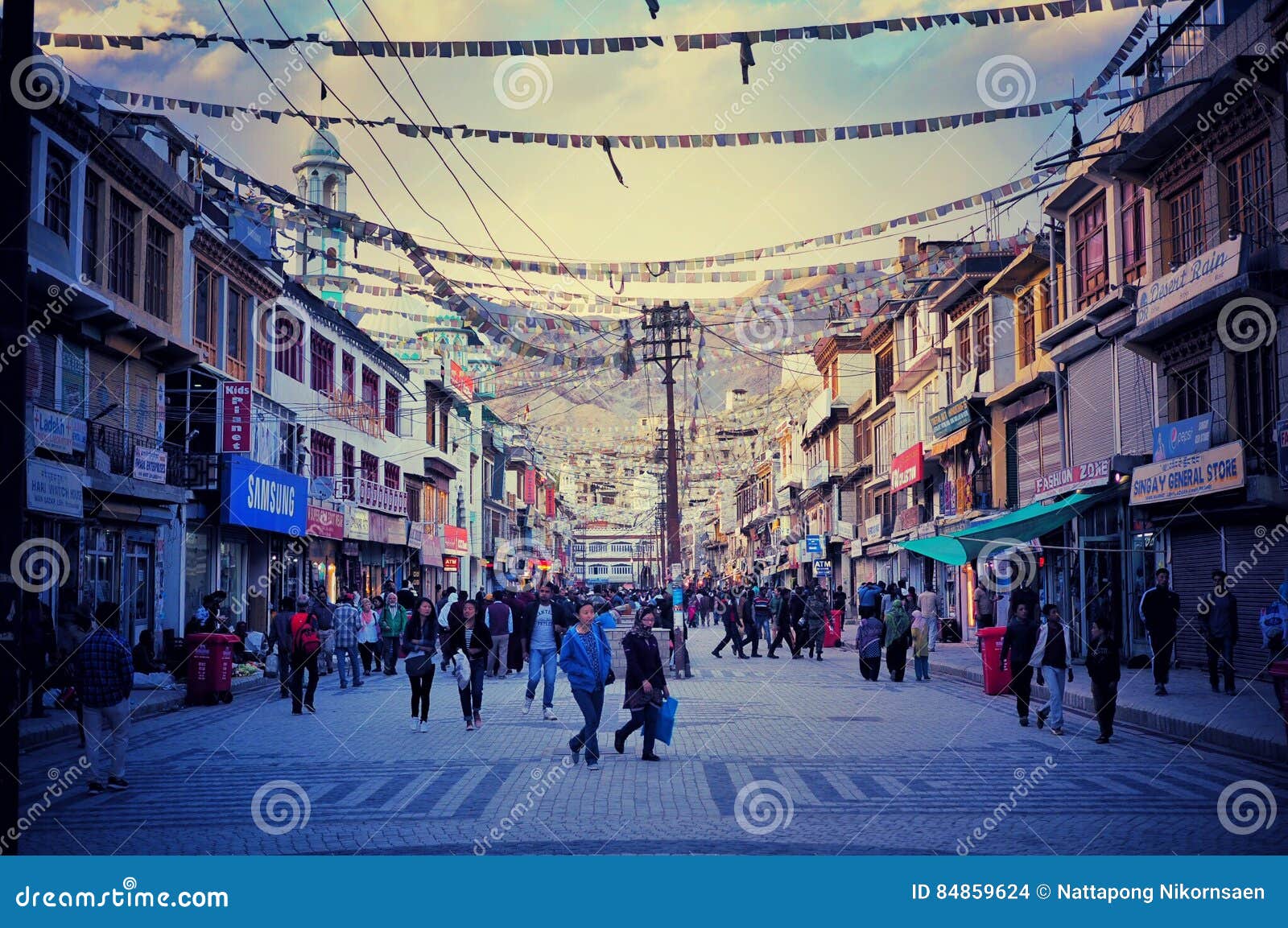 Leh market editorial stock image. Image of market, lifestlye - 84859624