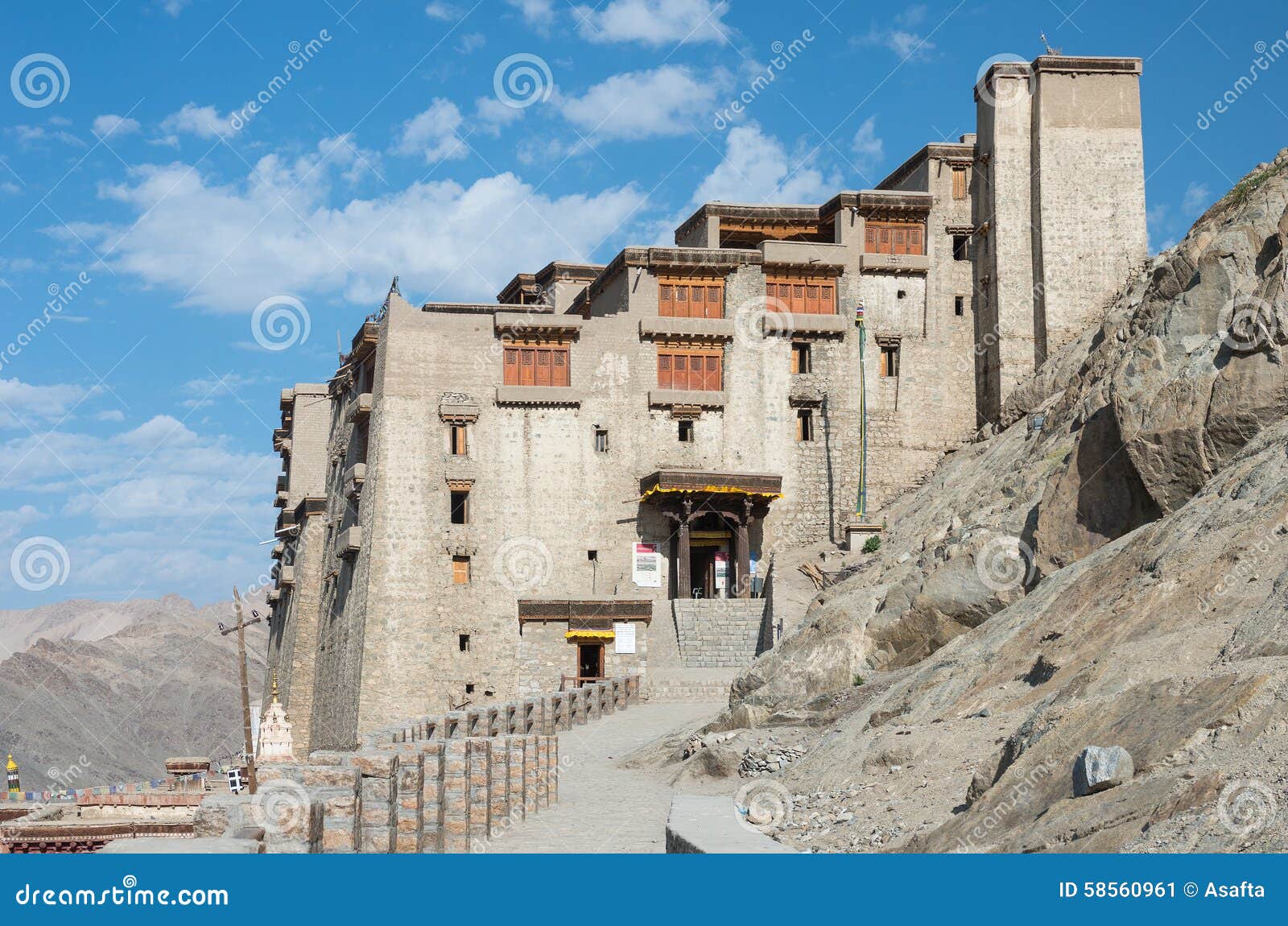 Leh Palace, Ladakh - India stock image. Image of monastery - 58560961