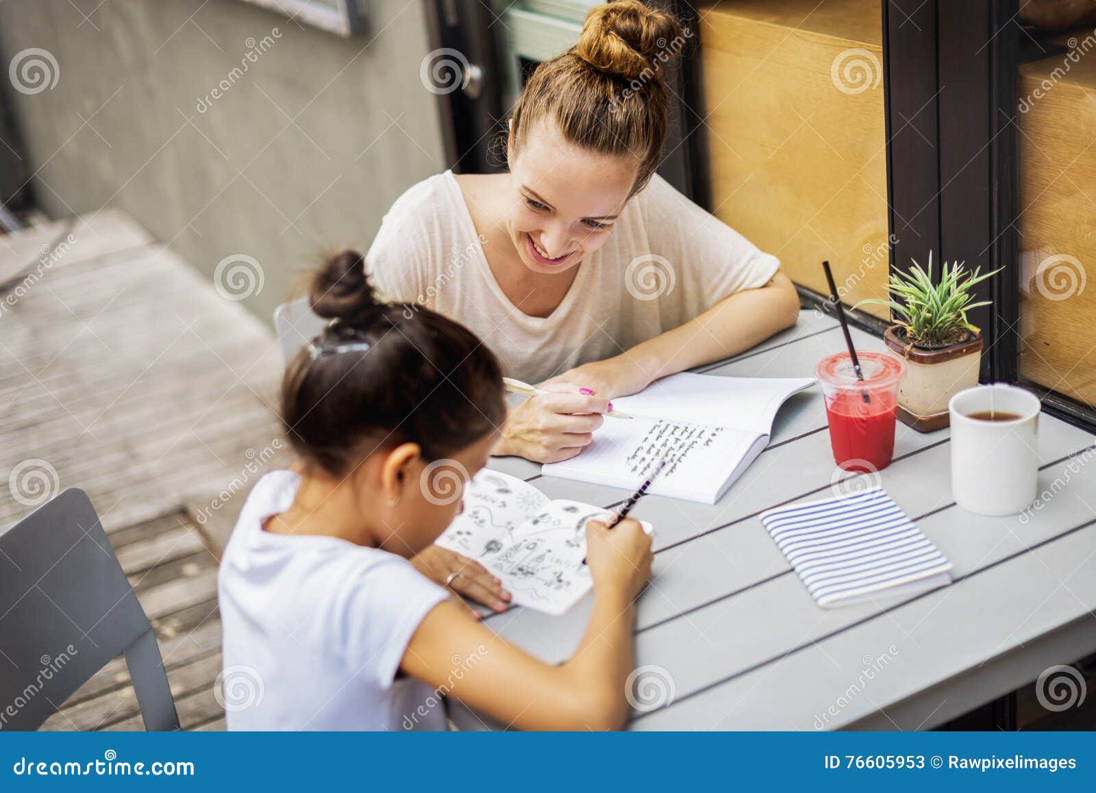 Lehrer-Studenten-Tutor Homework Lesson-Konzept Stockbild - Bild von ...