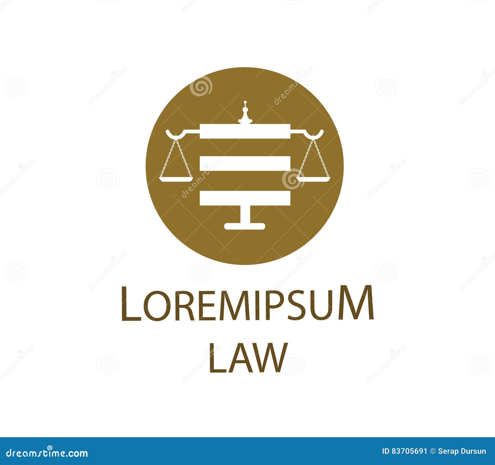 Lei Logo Concept Design ilustração stock. Ilustração de comunidade ...