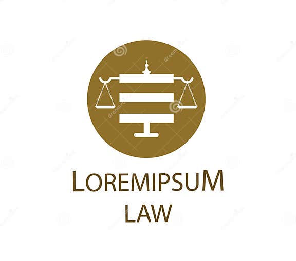 Lei Logo Concept Design ilustração stock. Ilustração de comunidade ...