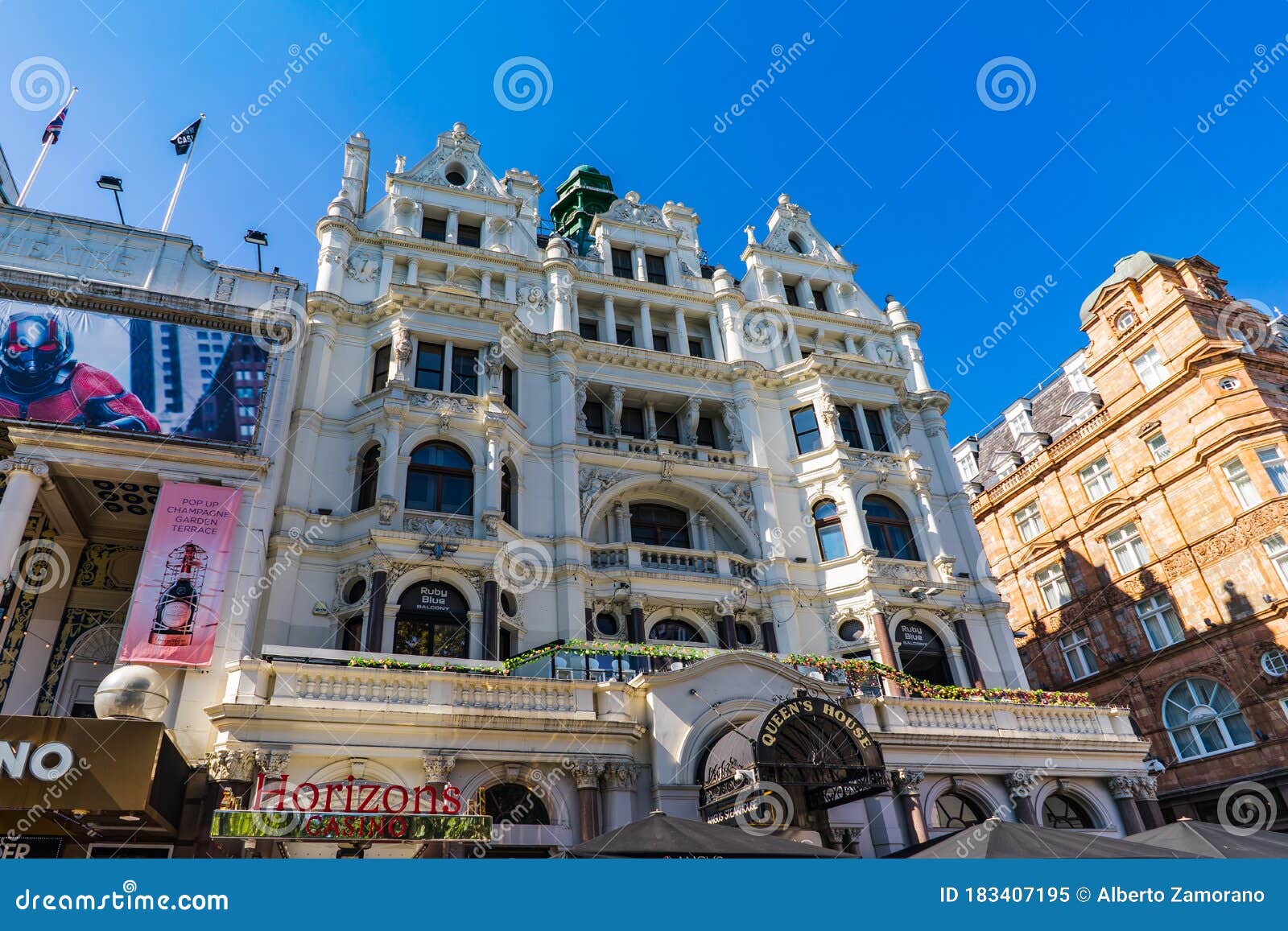 Leicester Square in London, England, UK. Editorial Image - Image of ...