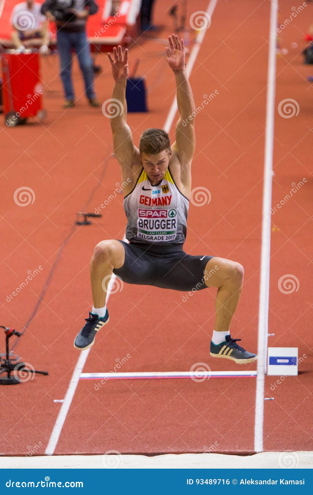 Leichtathletik - BRUGGER Mathias; Mann Heptathlon, Weitsprung ...