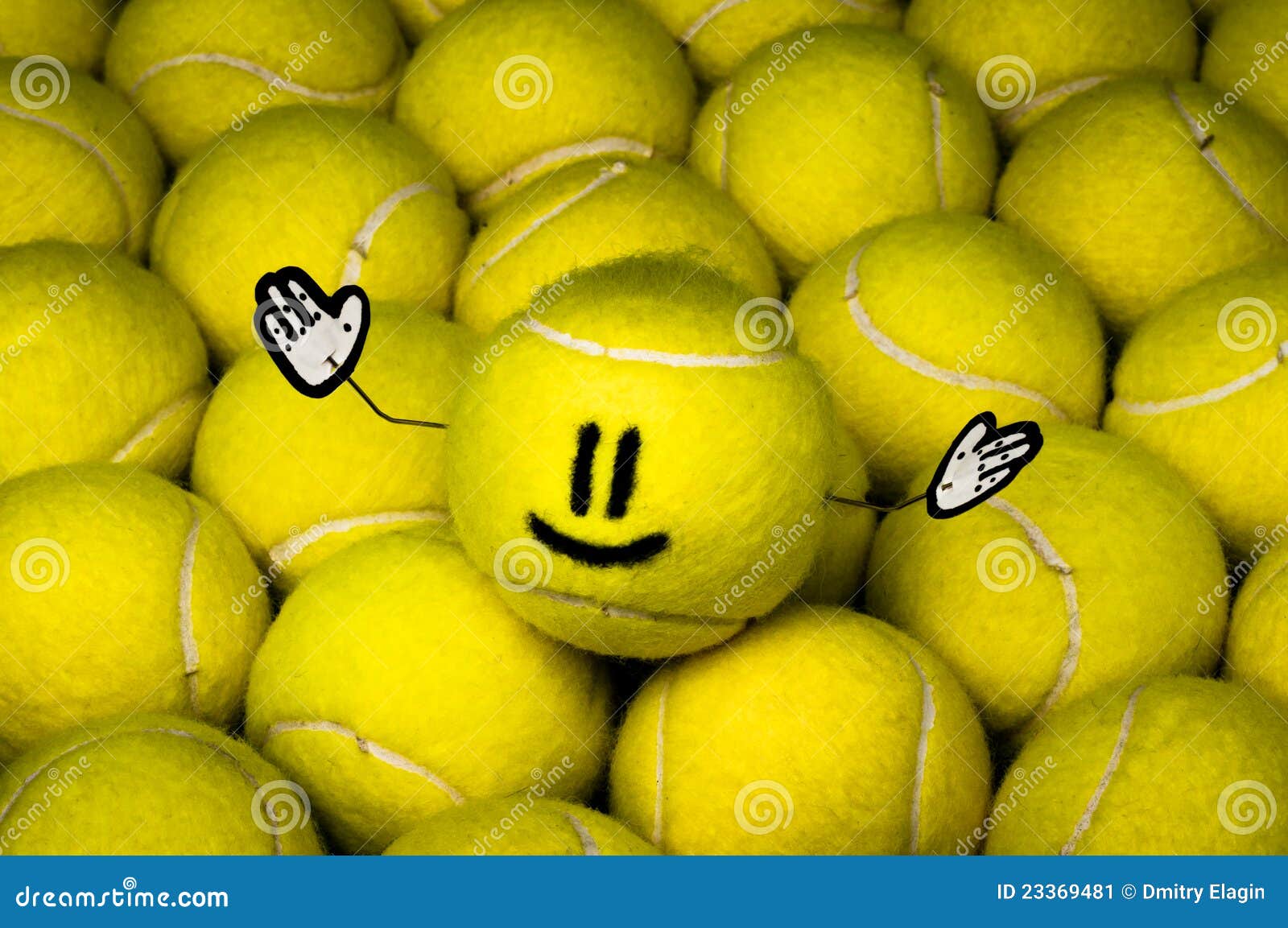 Leider van de ballen stock afbeelding. Image of concepten - 23369481