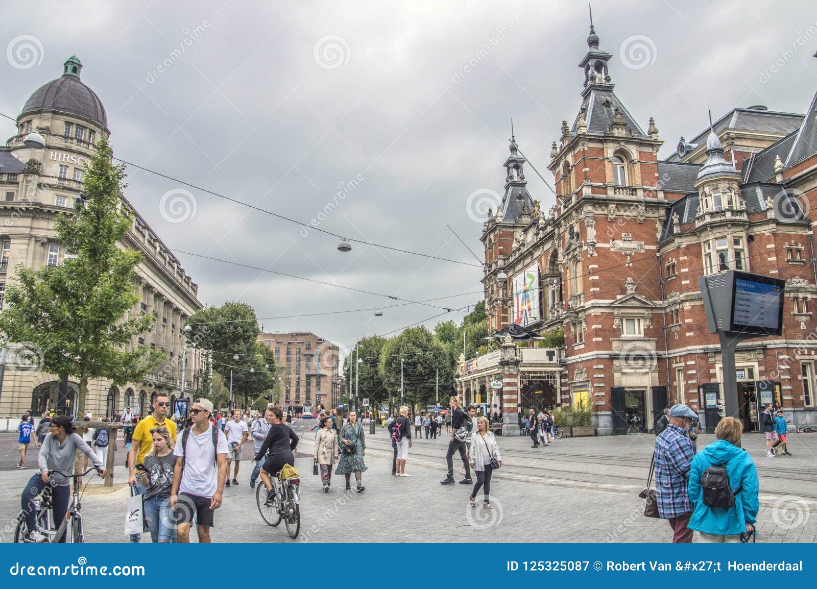 Leidseplein Square at Amsterdam the Netherlands 2018 Editorial ...