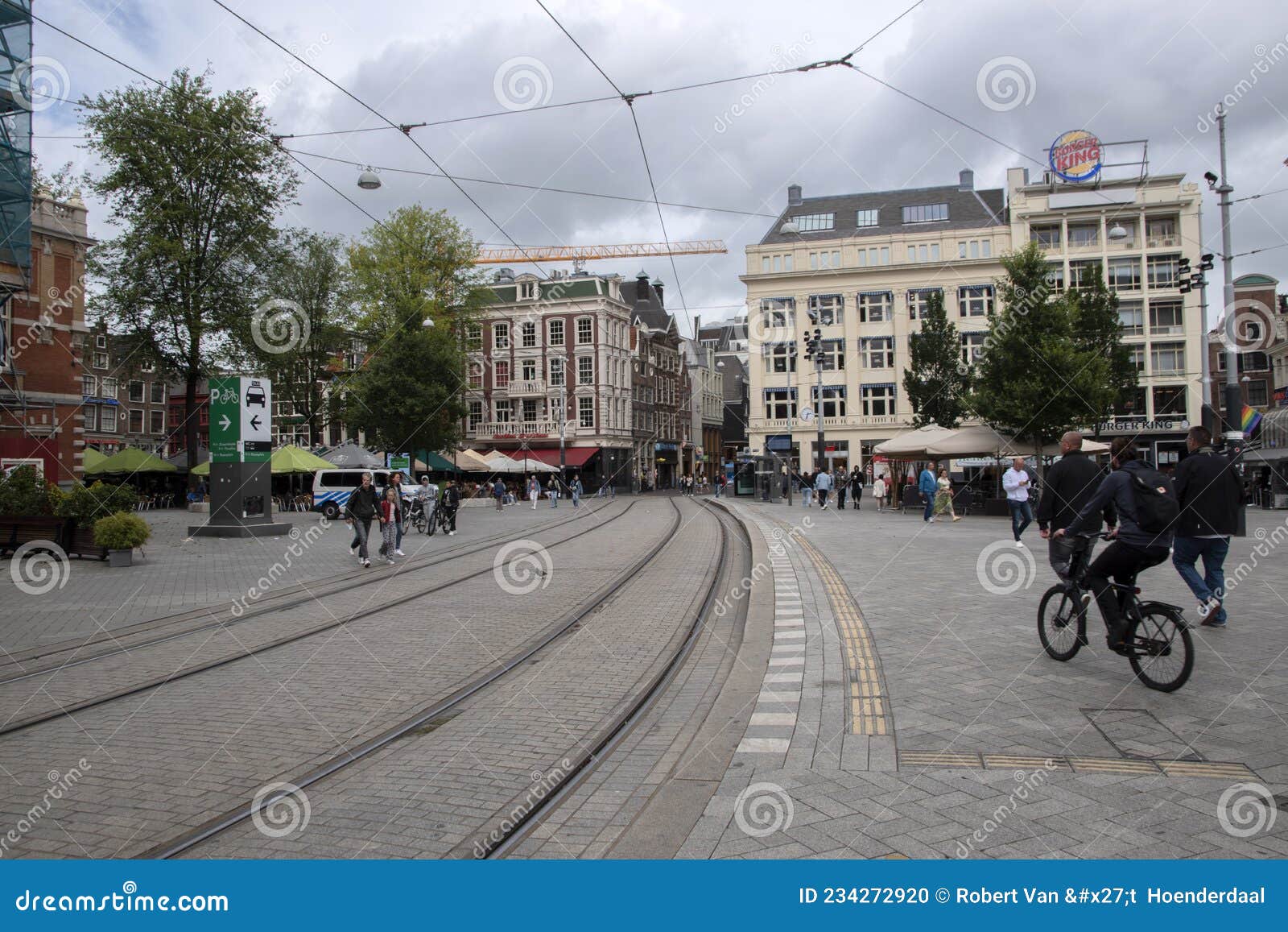 The Leidseplein Square at Amsterdam the Netherlands 16-8-2021 Editorial ...