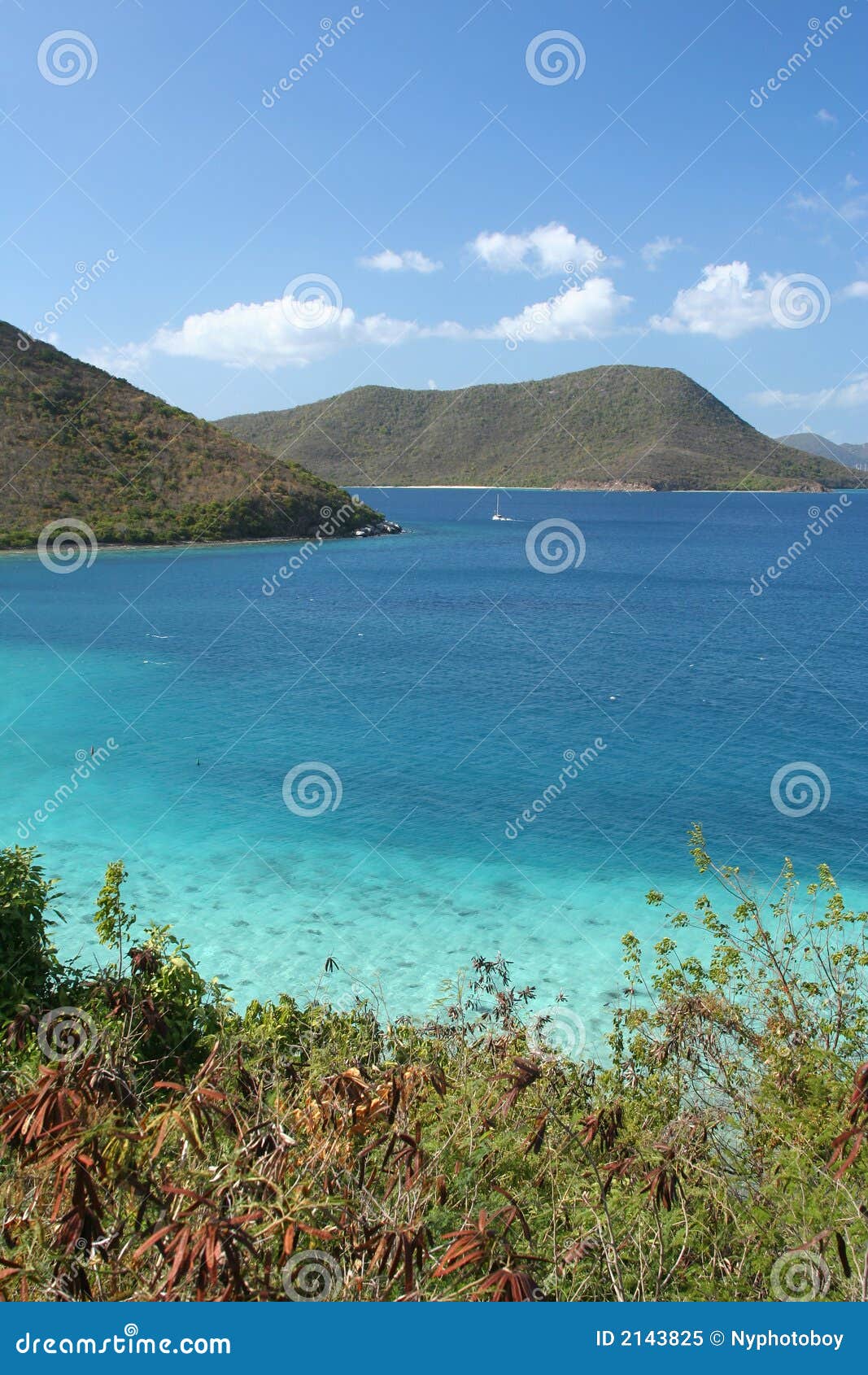 Leinster Bay from Above stock image. Image of tourism - 2143825