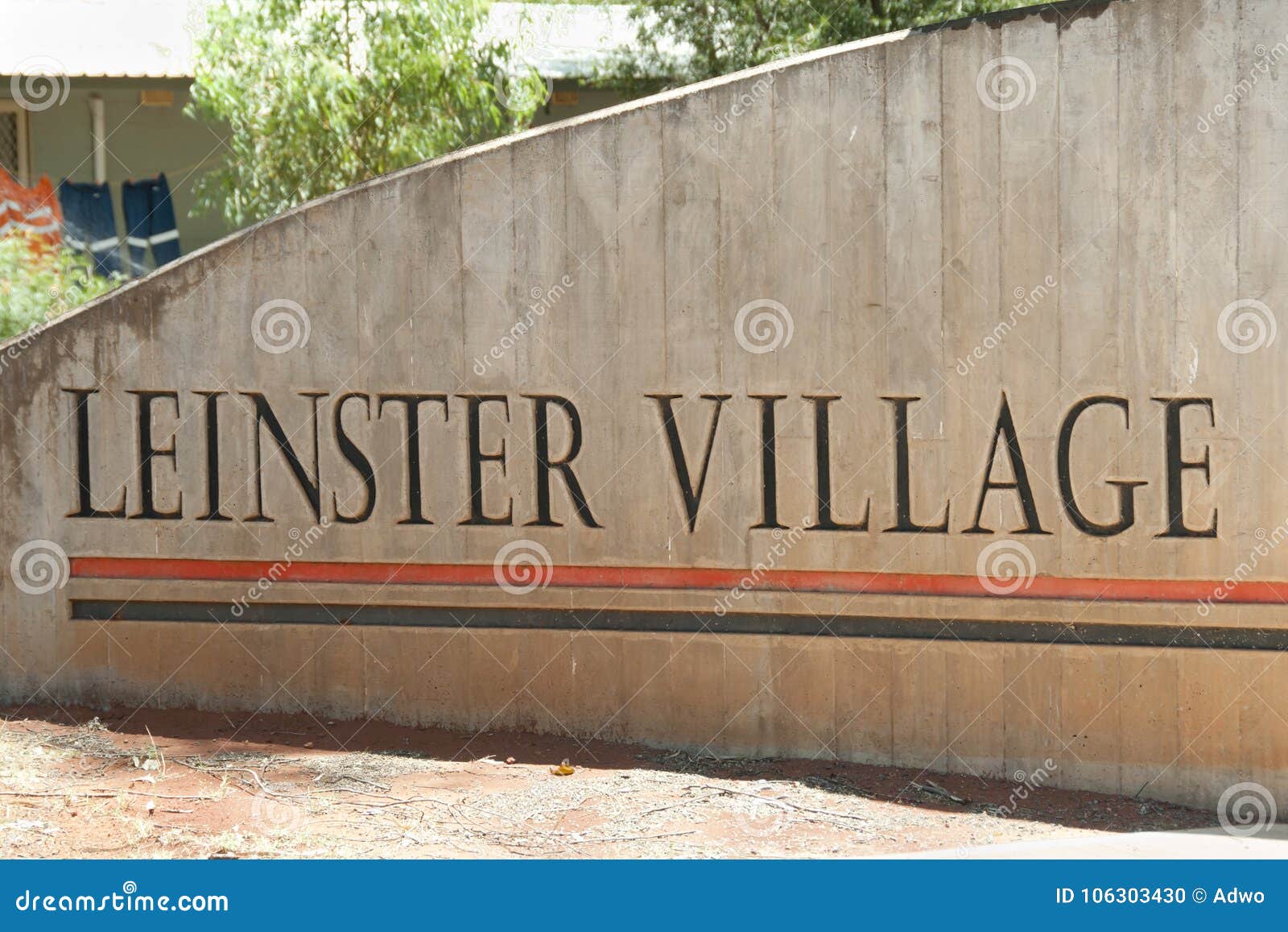 Leinster Village Sign editorial image. Image of australia - 106303430