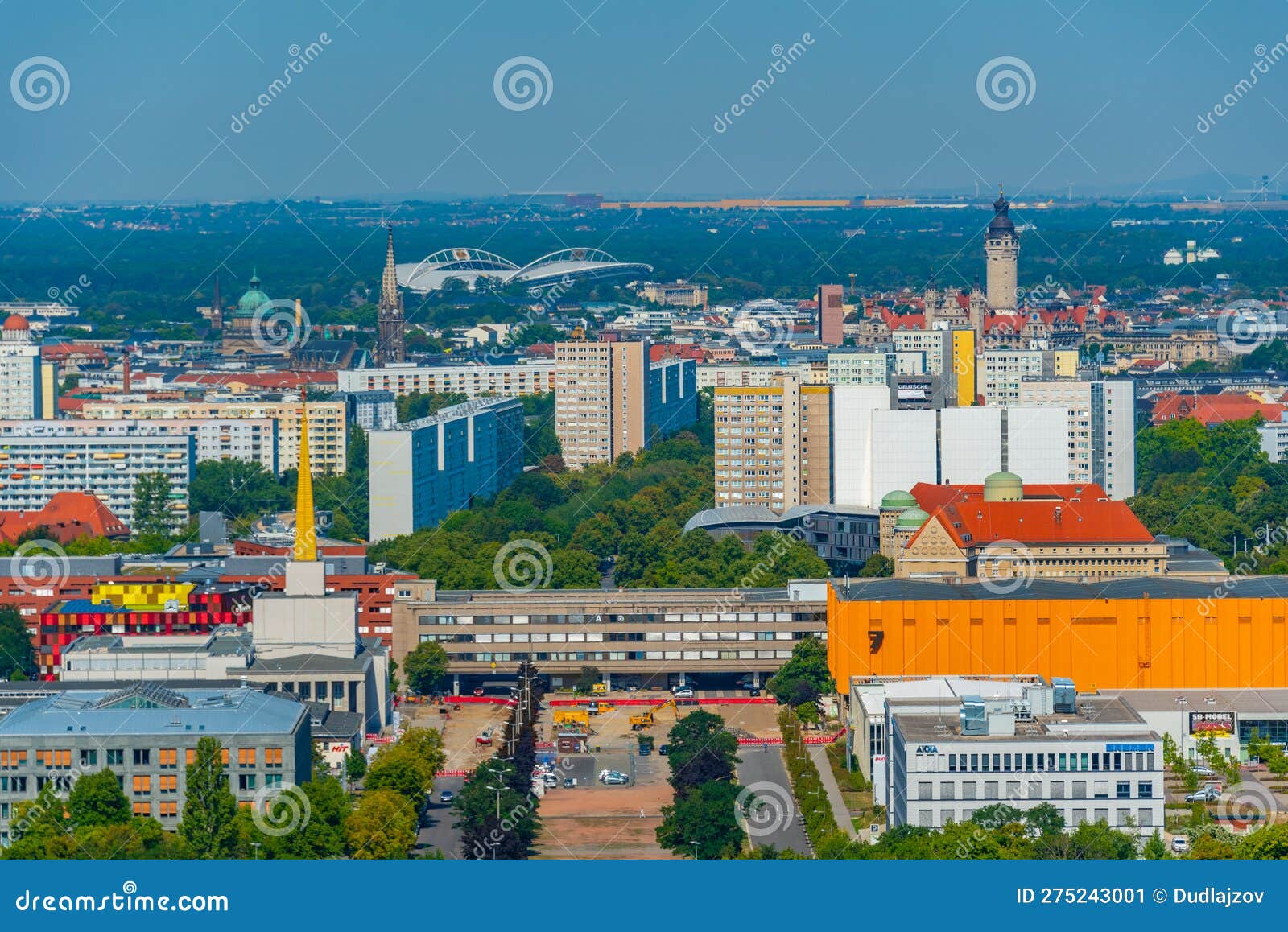 Leipzig, Germany, August 9, 2022: Panorama View of Dresden, Germ Editorial Photo - Image of ...