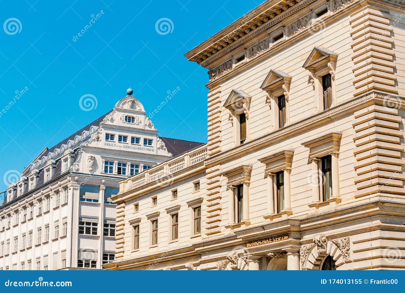 Typical Architecture in Leipzig. Editorial Image - Image of europe ...