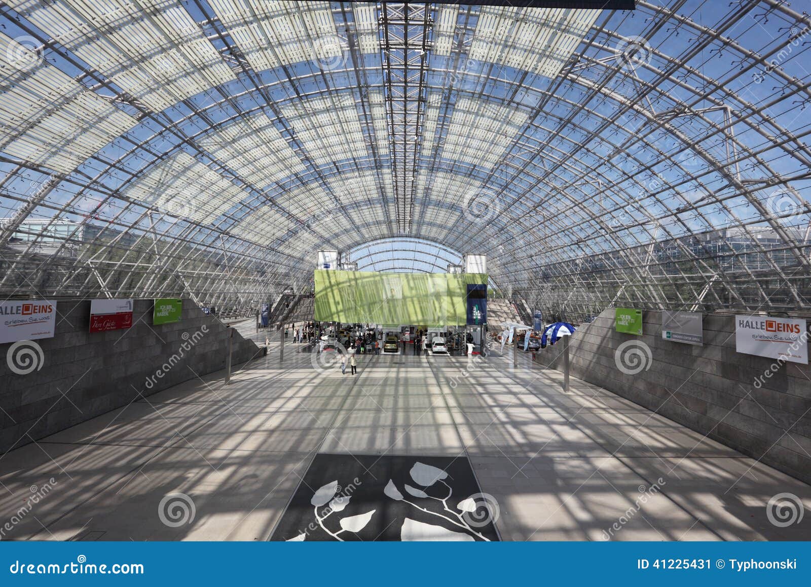 Leipzig Trade Fair Building. Saxony, Germany Editorial Photo - Image of ...