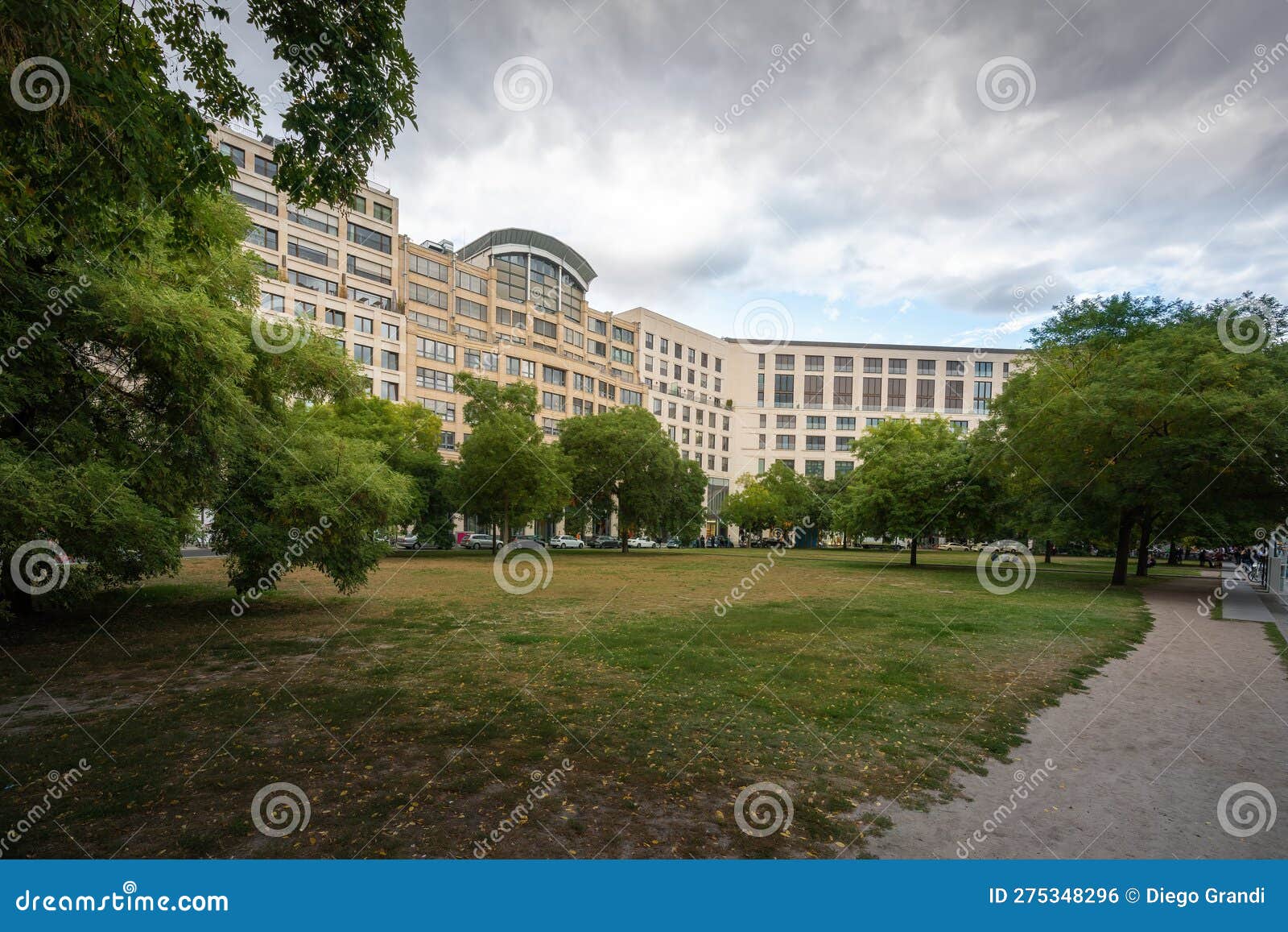 Leipziger Platz Octogonal Square - Berlin, Germany Stock Photo - Image ...