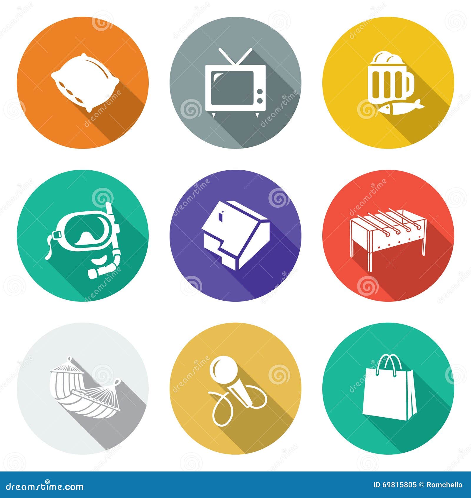 Leisure Icons Set. Vector Illustration. Stock Vector - Illustration of ... Leisure Icons Set. Vector Illustration. Stock Vector - Illustration of ...