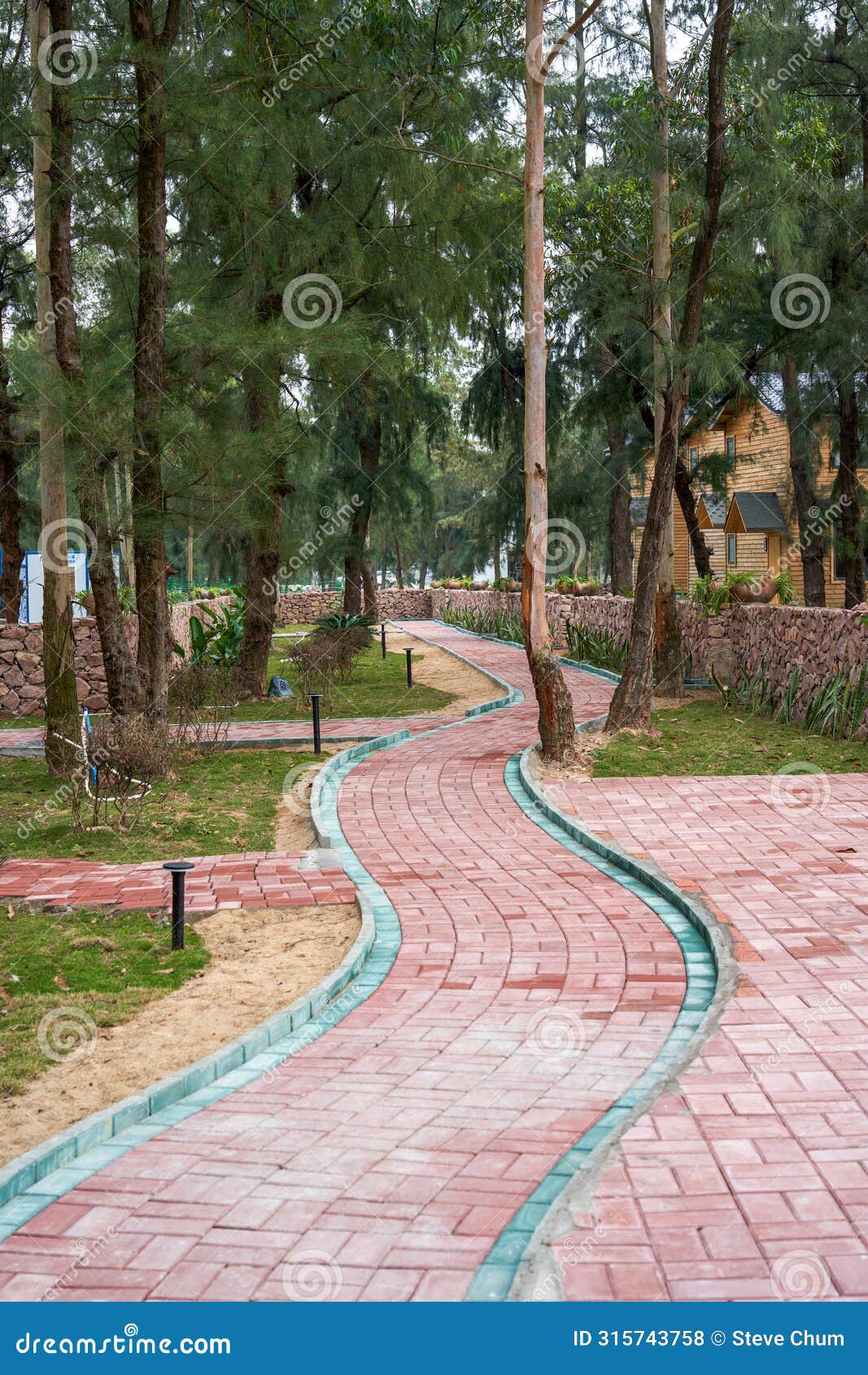 Leisure Path at Seaside Resort Stock Photo - Image of beach, summer ...