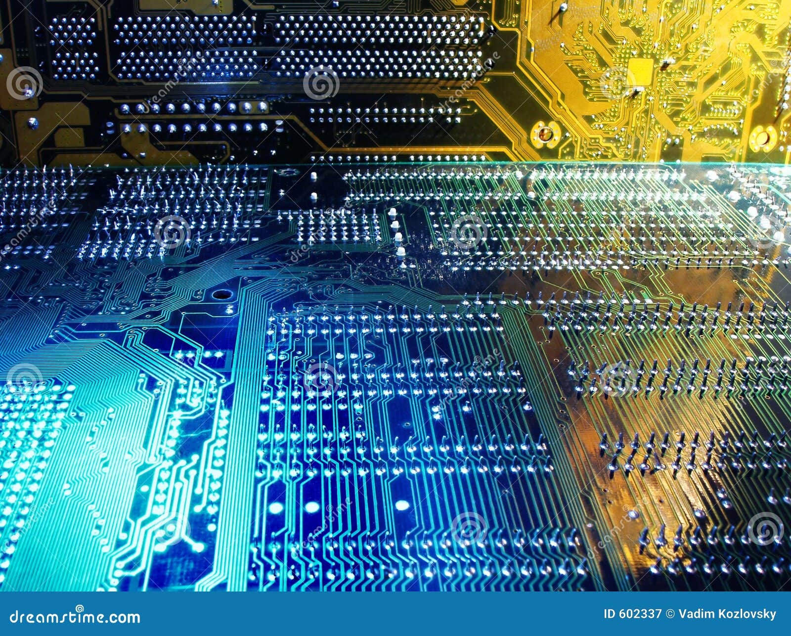 Leiterplatten stockbild. Bild von kopf, nahaufnahme, computer - 602337