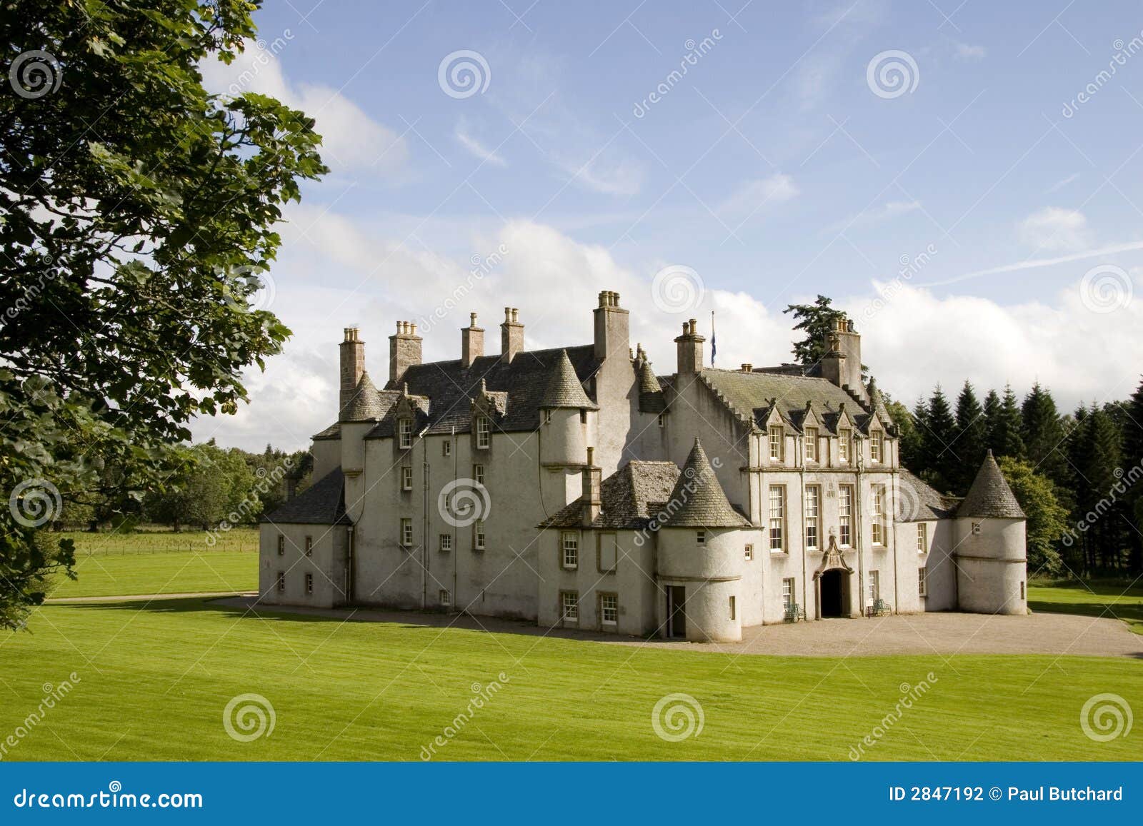 Leith Hall Castle, Scotland Stock Photo - Image of historic, tower: 2847192