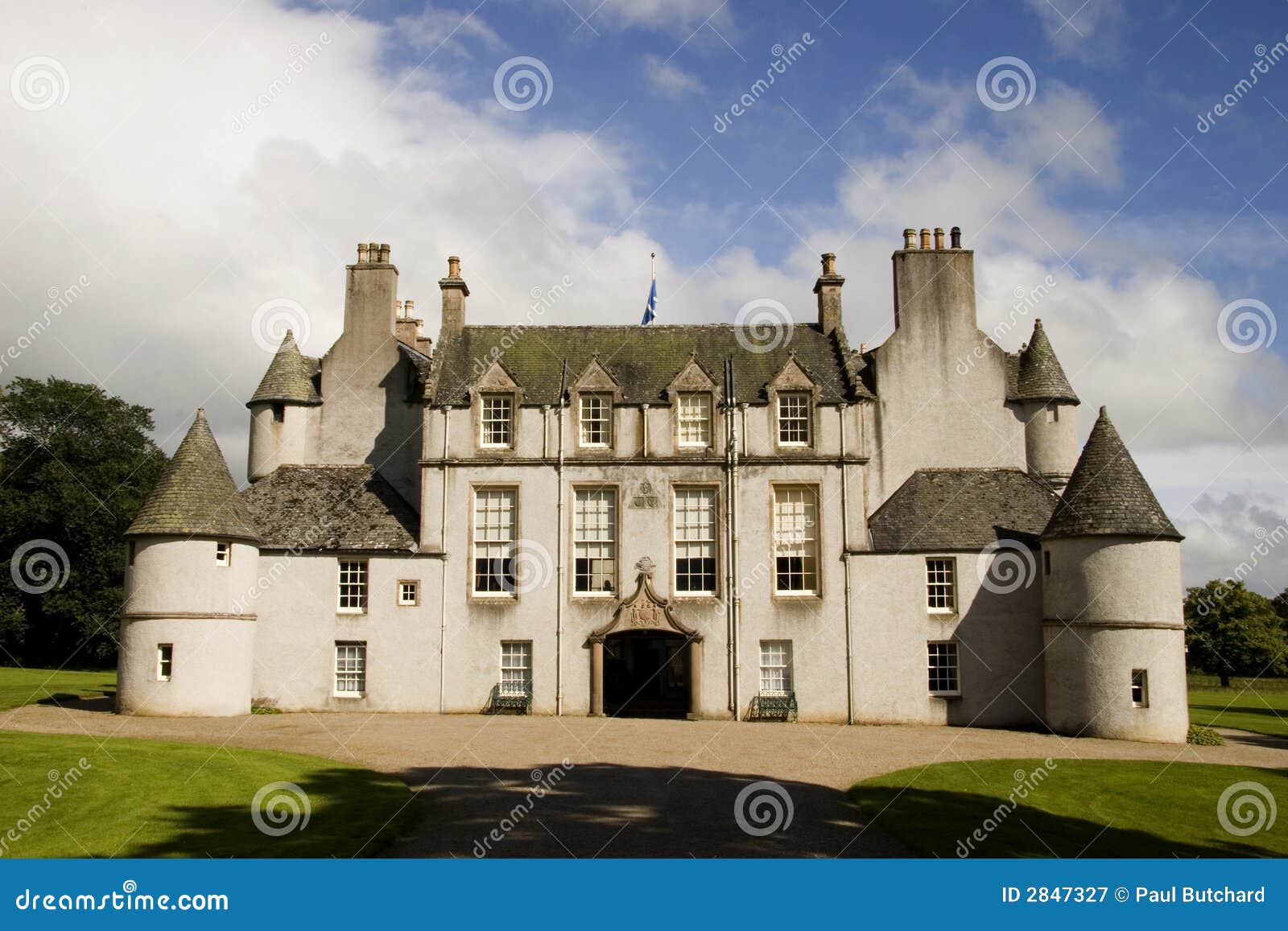 Leith Hall Castle, Scotland Stock Image - Image of home, wall: 2847327