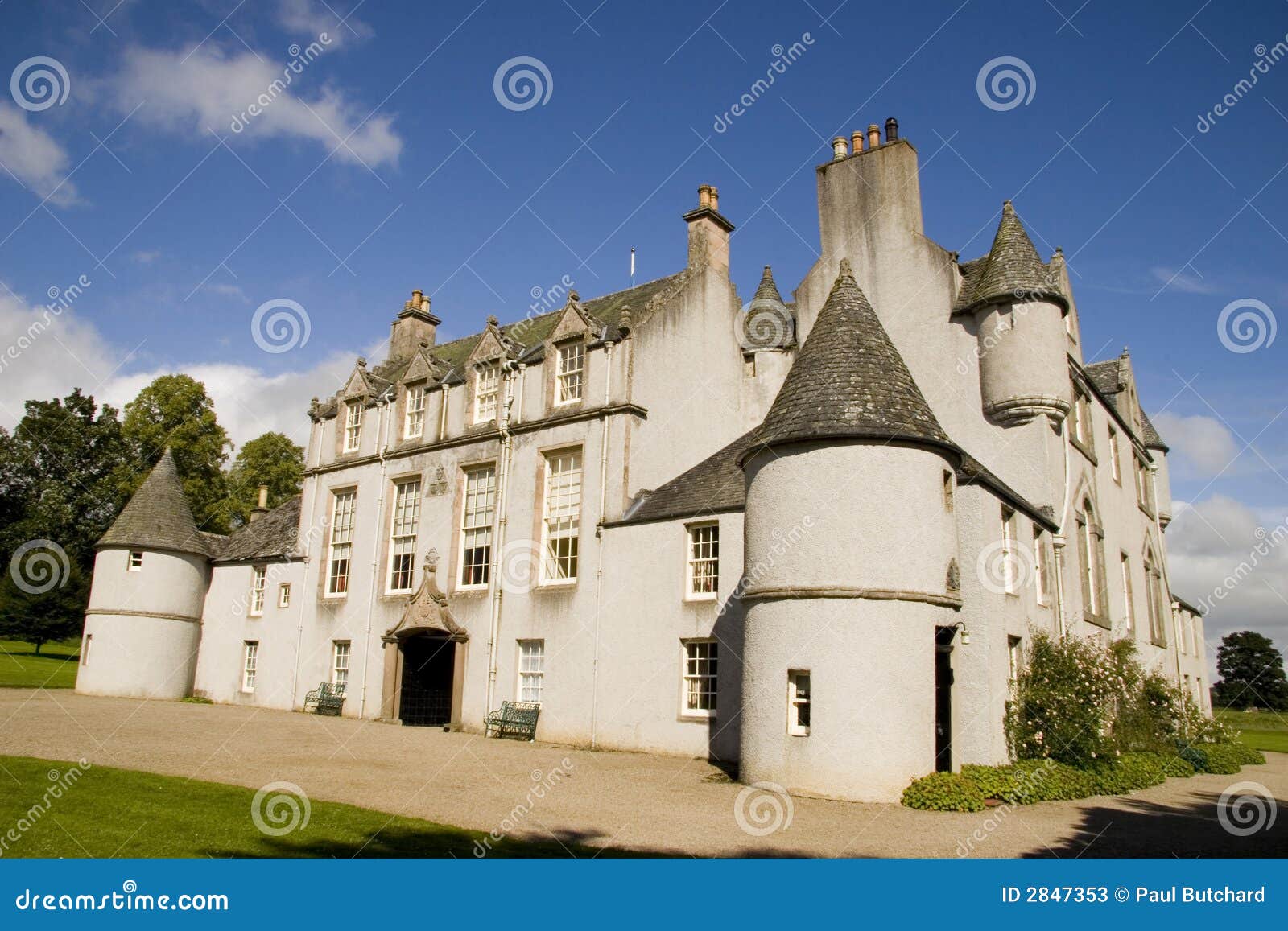 Leith Hall Castle, Scotland Stock Image - Image of stone, fort: 2847353