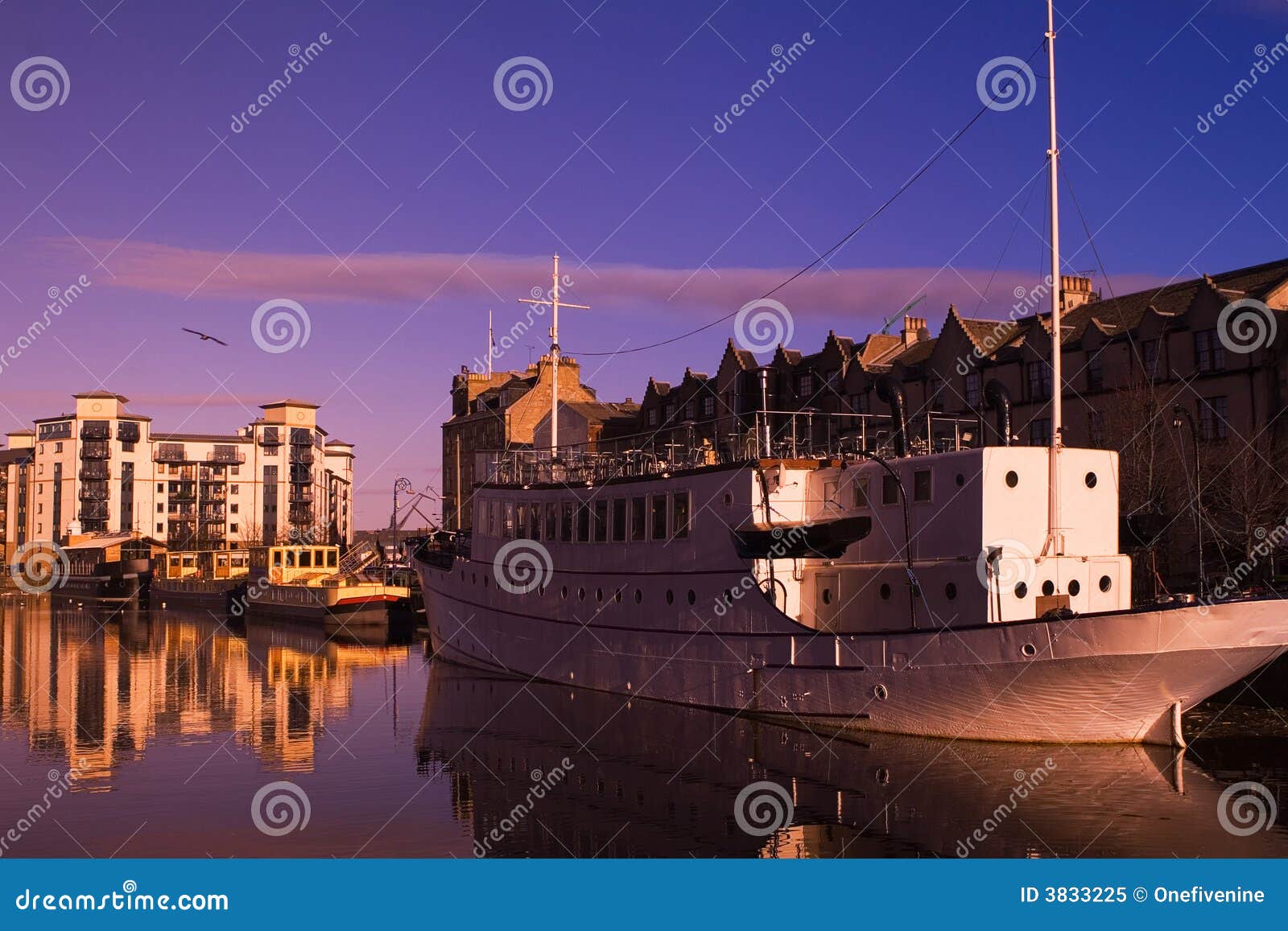 Leith Waterfront Reflection Stock Image - Image of leith, reflection ...