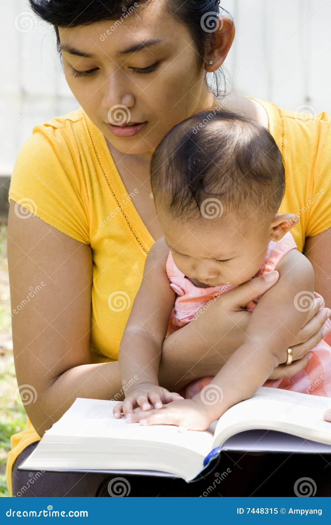 Leitura Nova Da Matriz Ao Babysitting Imagem de Stock - Imagem de junto ...