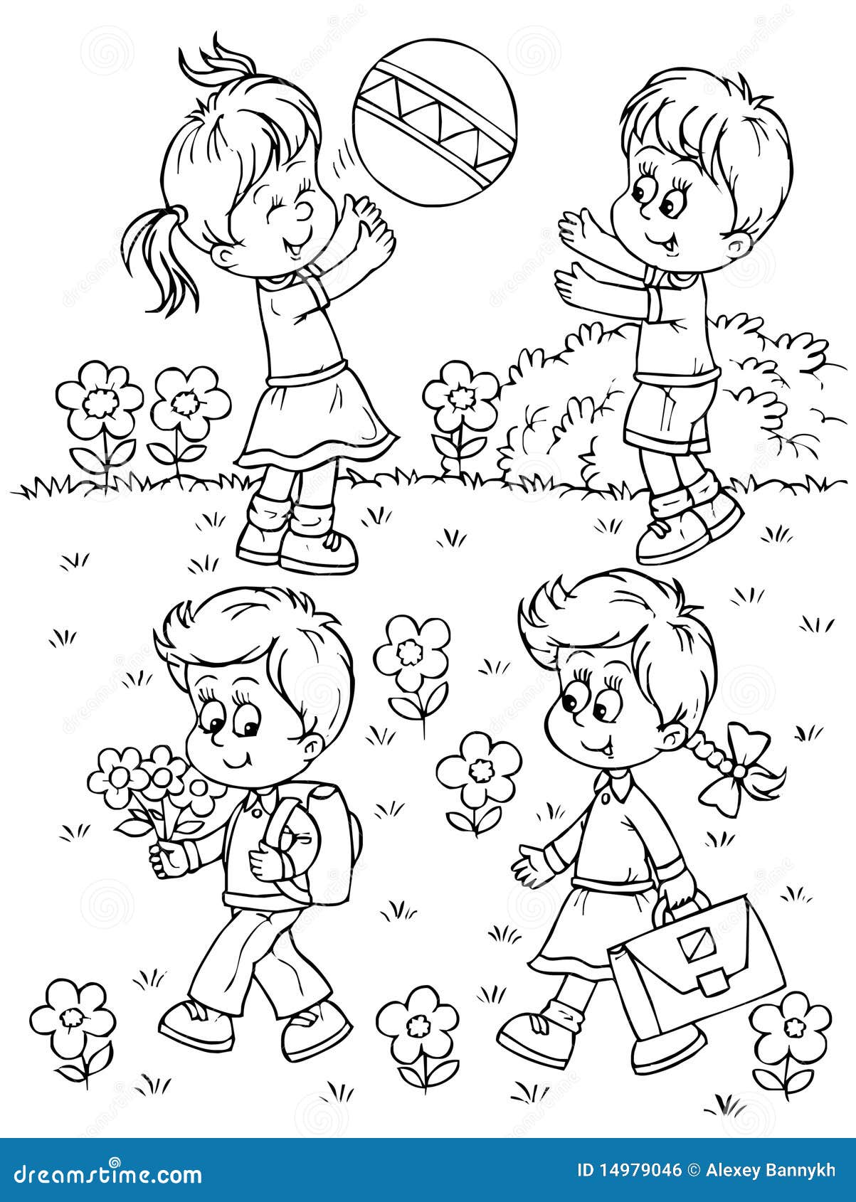 Leka barn stock illustrationer. Illustration av vän, konst - 14979046