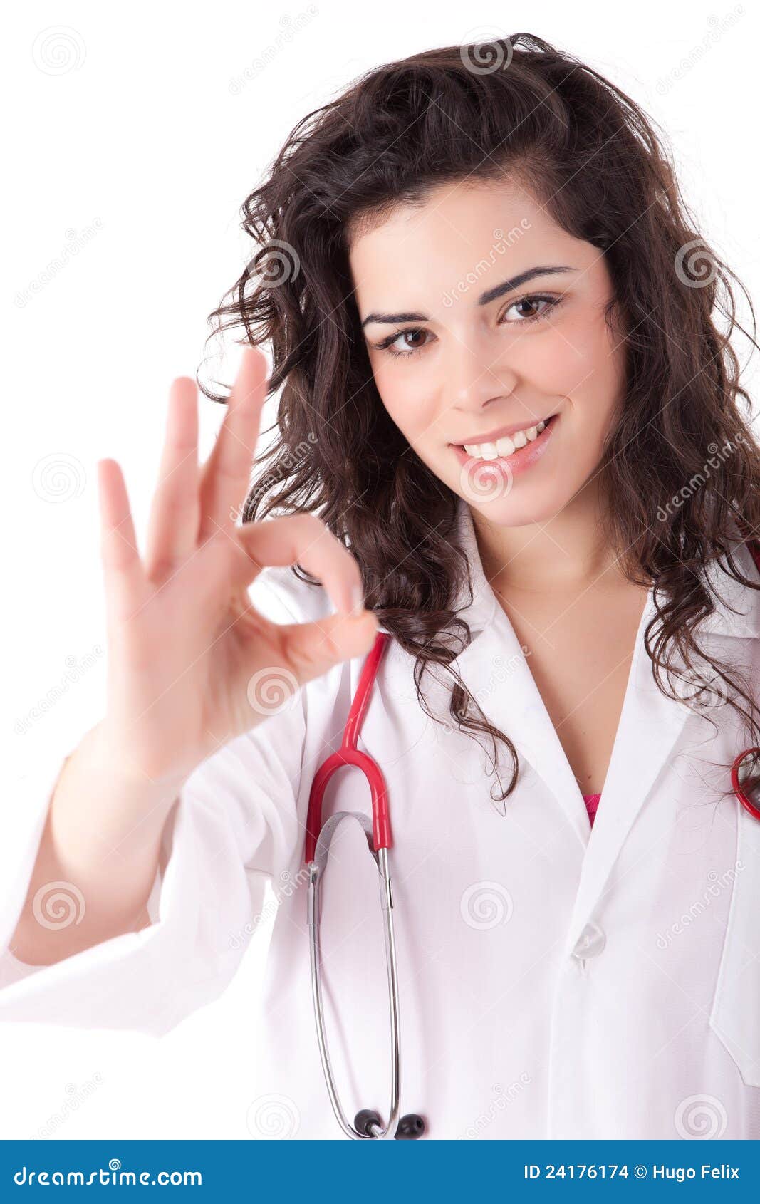 Lekarka zdjęcie stock. Obraz złożonej z twarz, specjalista - 24176174