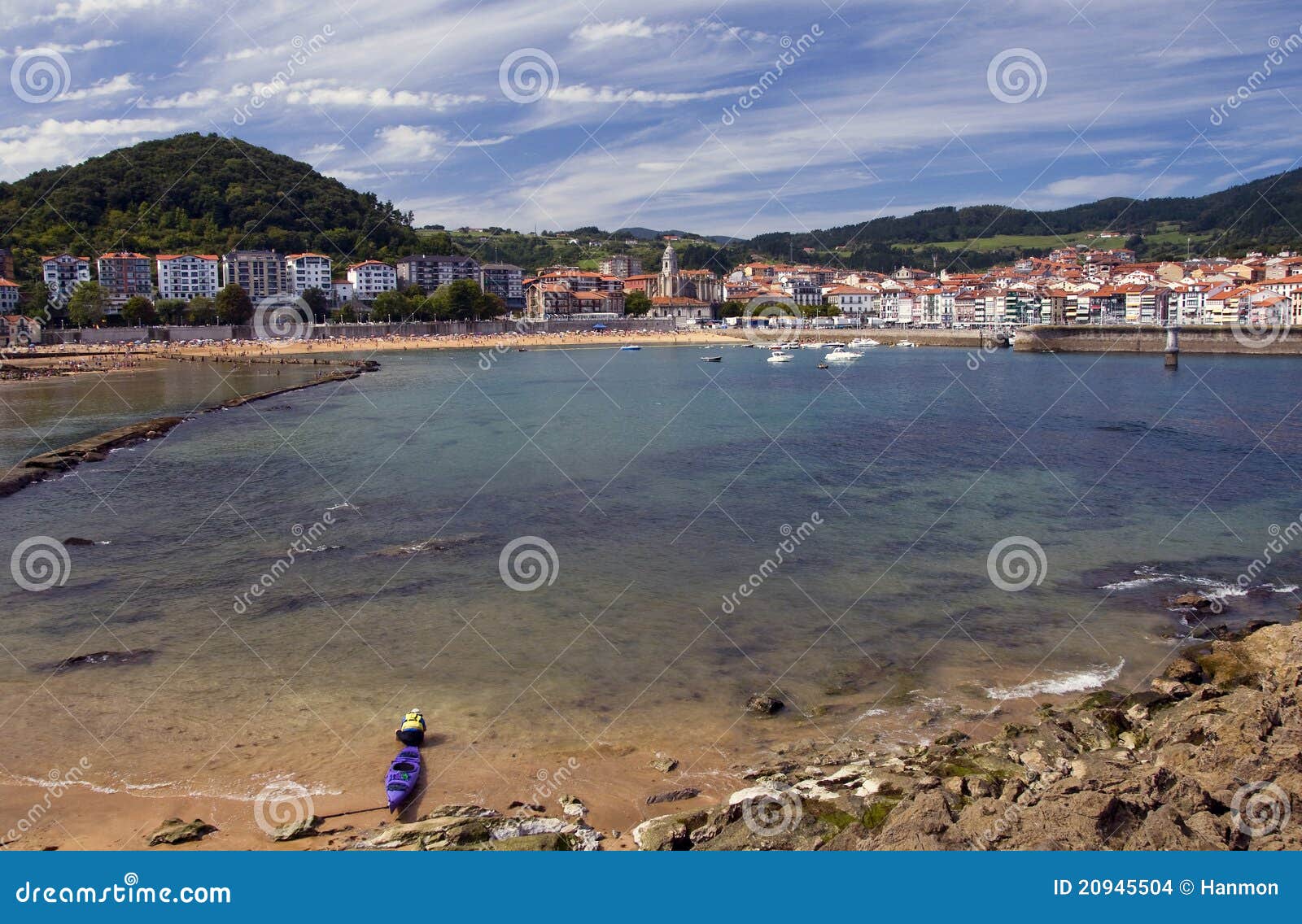 Lekeitio, Basque Country stock photo. Image of harbour - 20945504