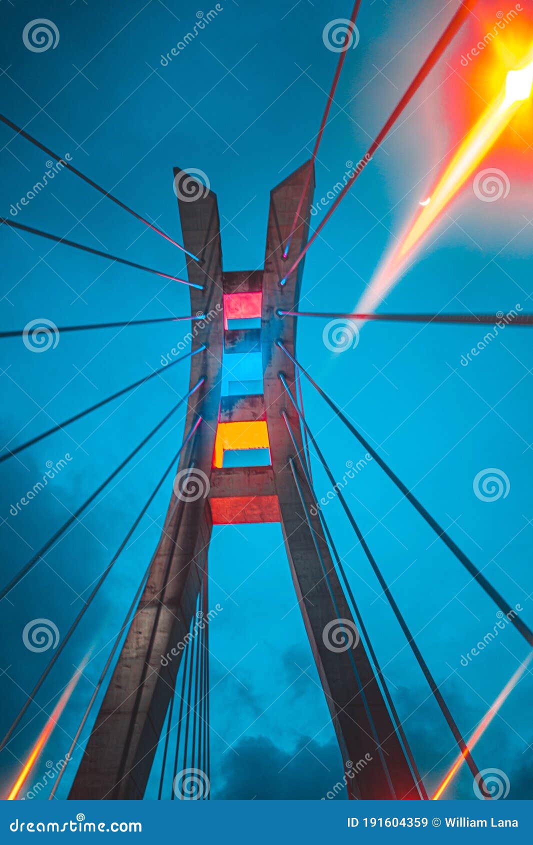 Lekki-Ikoyi Link Bridge stock image. Image of lekki - 191604359