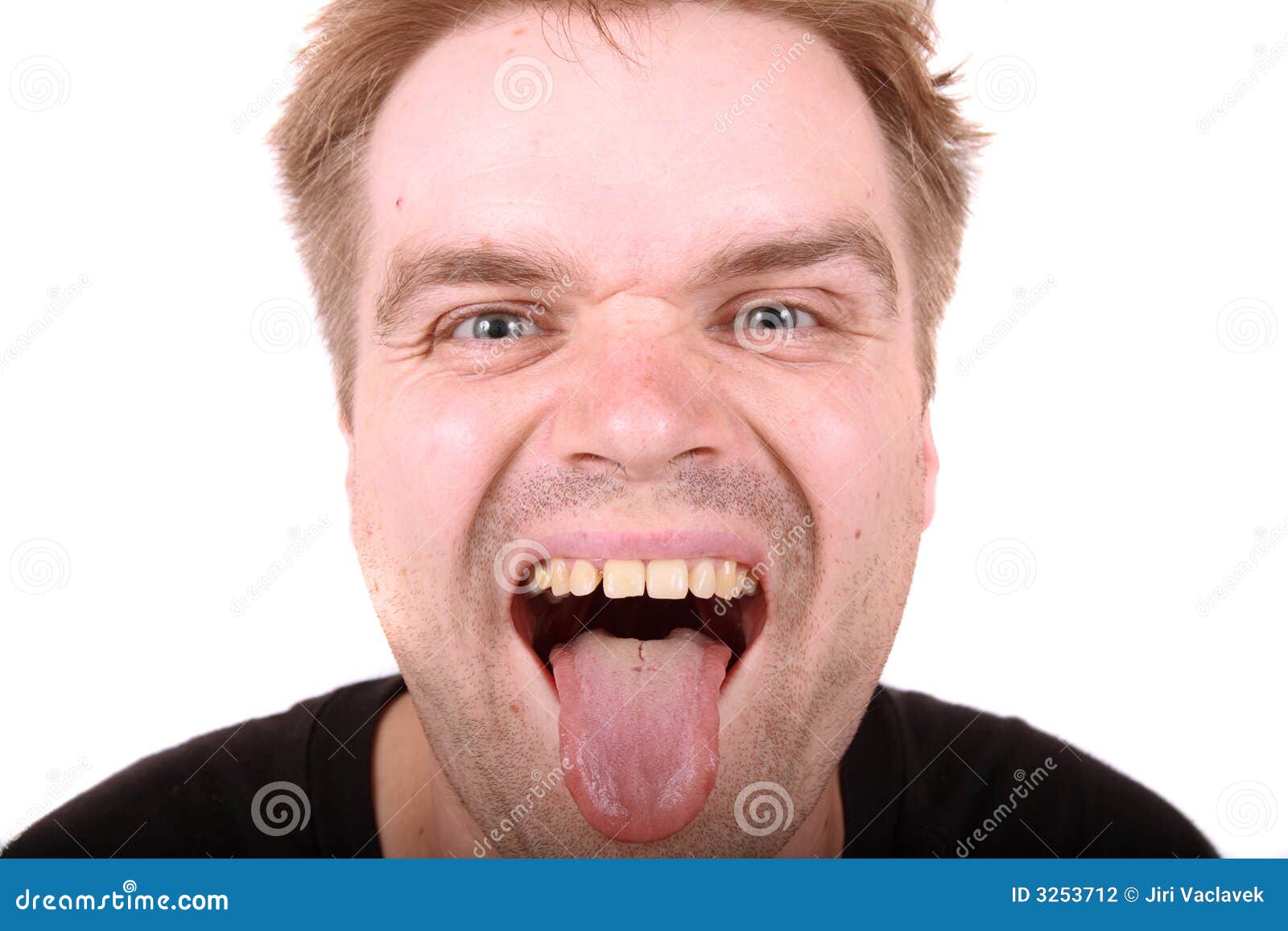 Lelijke mens stock foto. Image of gezicht, agressie, verschrikking ...