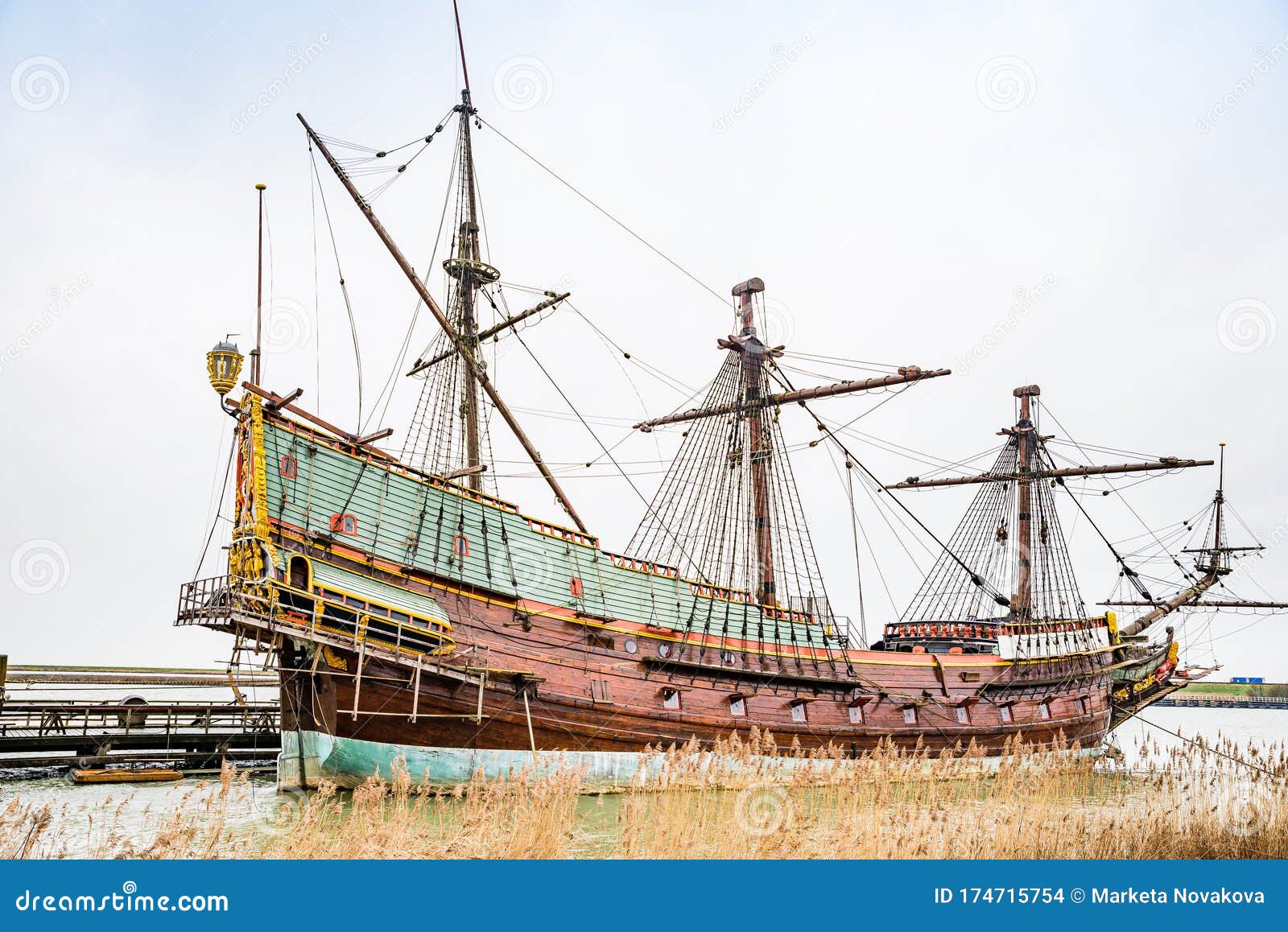 Lelystad, Netherlands - January 09, 2020. Batavia Replica Museum ...
