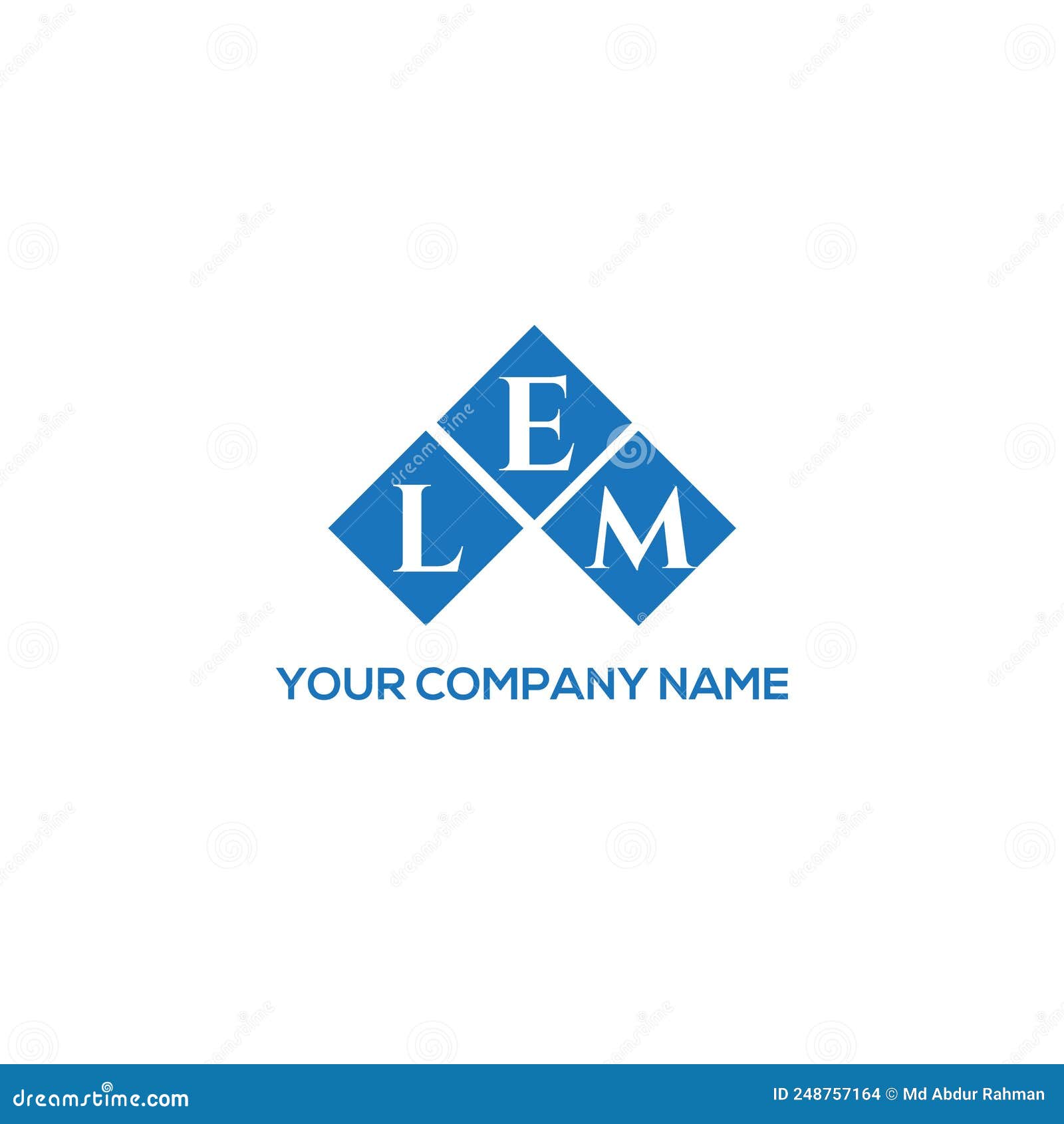 LEM Letter Logo Design on BLACK Background. LEM Creative Initials ...
