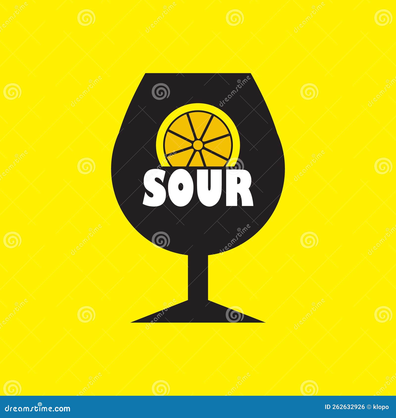 Illustration of Various Tastes Fresh, Hot, Sour, Sweet, Salty in a Wine ...