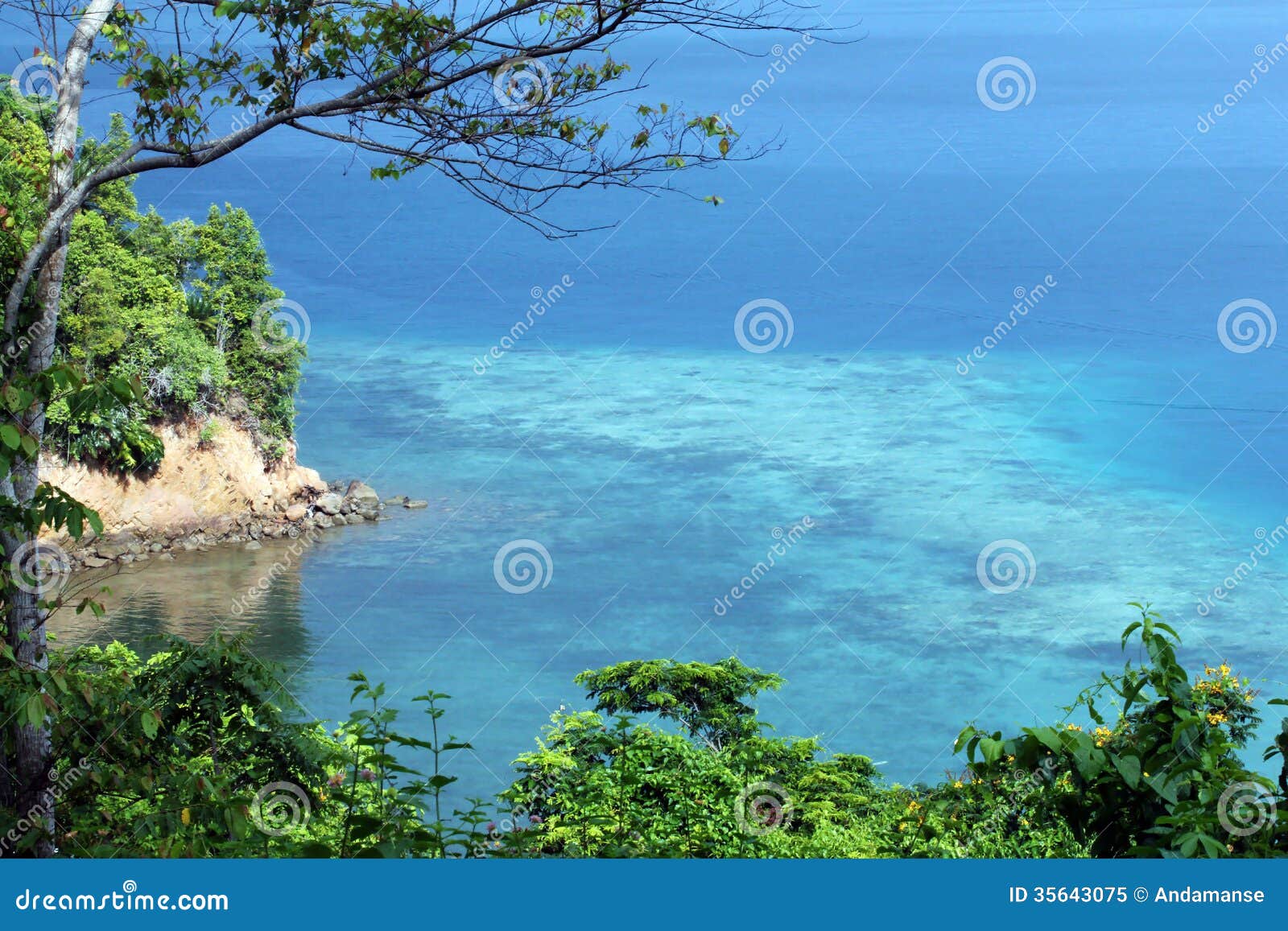 Lembeh Strait stock image. Image of house, divers, reef - 35643075