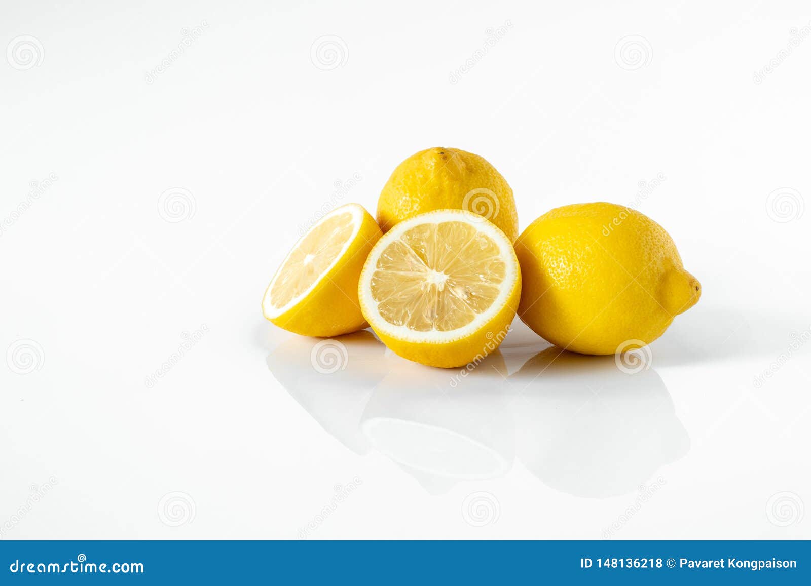 Lemmon on a White Background in Asia Stock Photo - Image of vegetarian ...