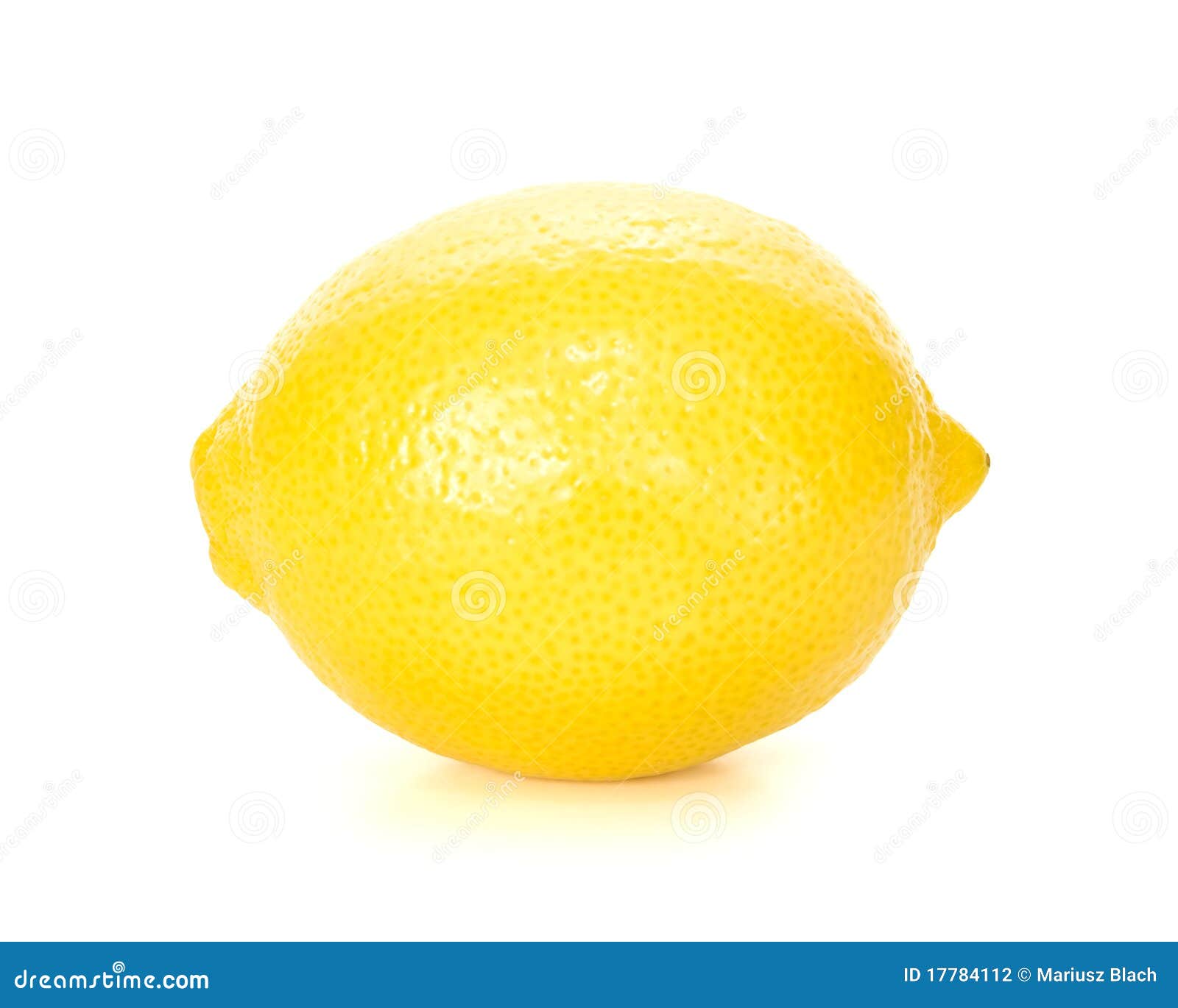 Lemon stock photo. Image of yellow, white, isolated, health - 17784112